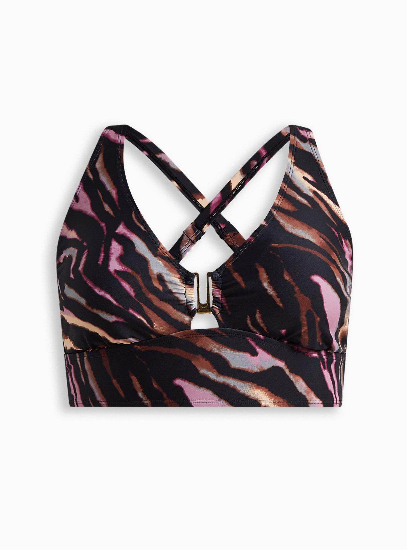 Plus Size - Wireless Hardware Triangle Bikini Top - Torrid