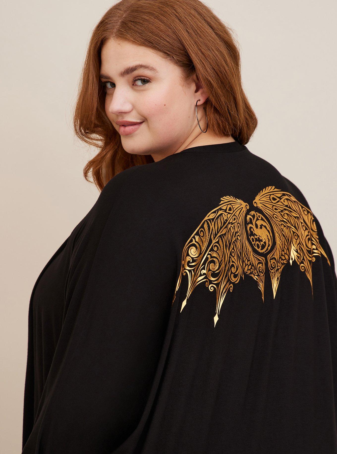 Plus Size - Warner Bros. House of the Dragon Cocoon Kimono Sweater - Torrid