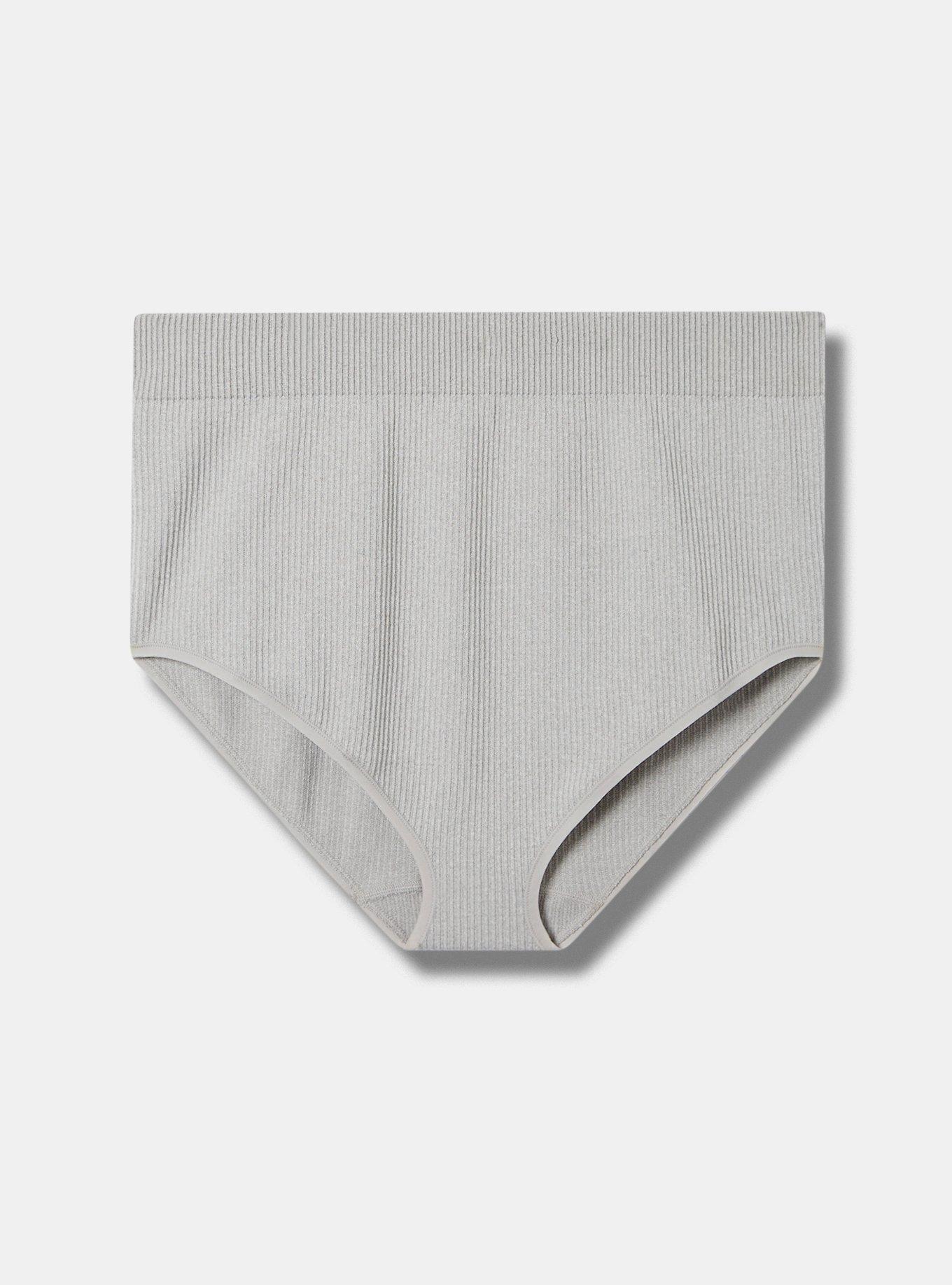 Plus Size - Seamless Ribbed High Rise Brief Panty - Torrid