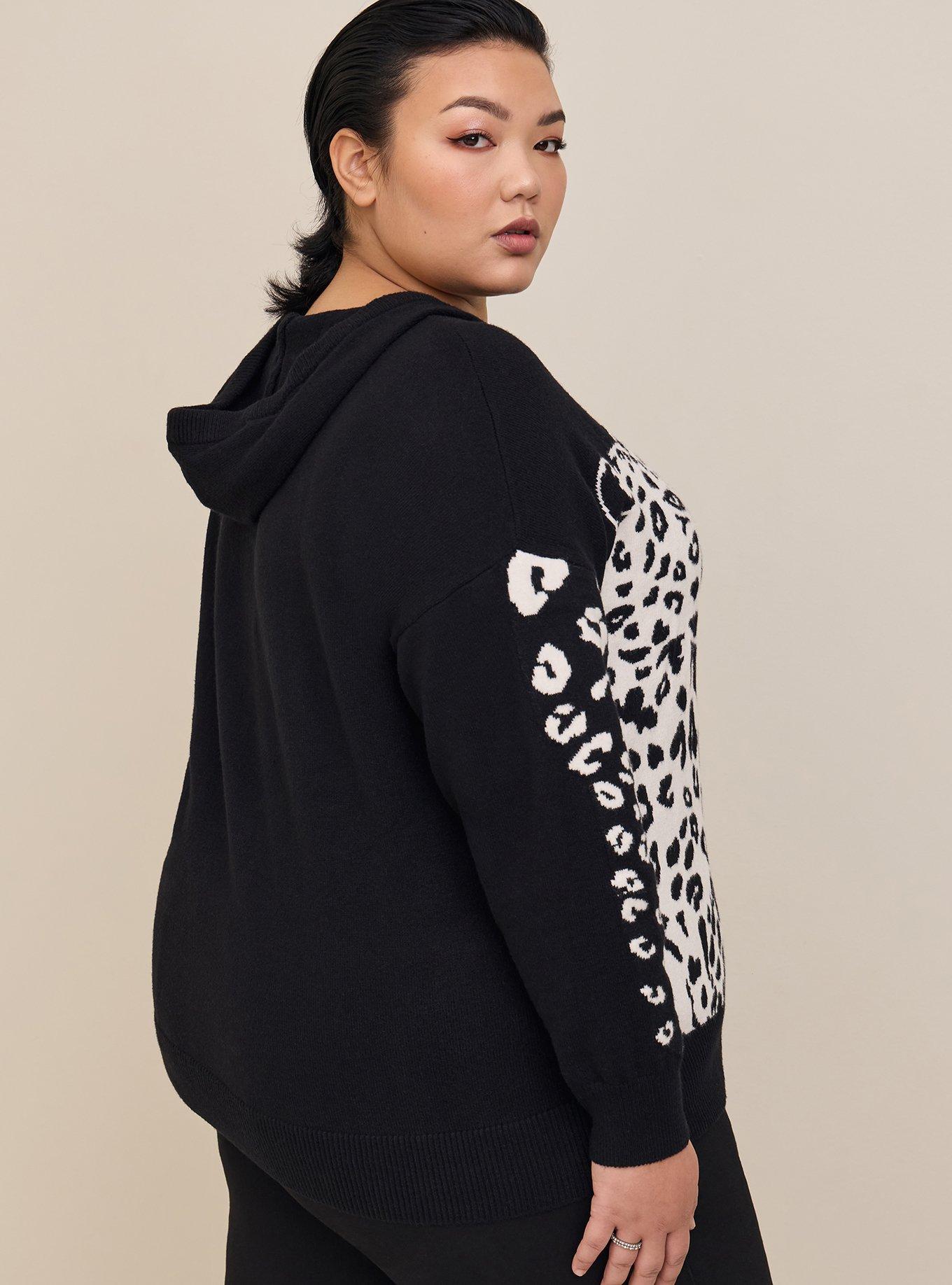 Plus Size - Pullover Hooded Sweater - Torrid