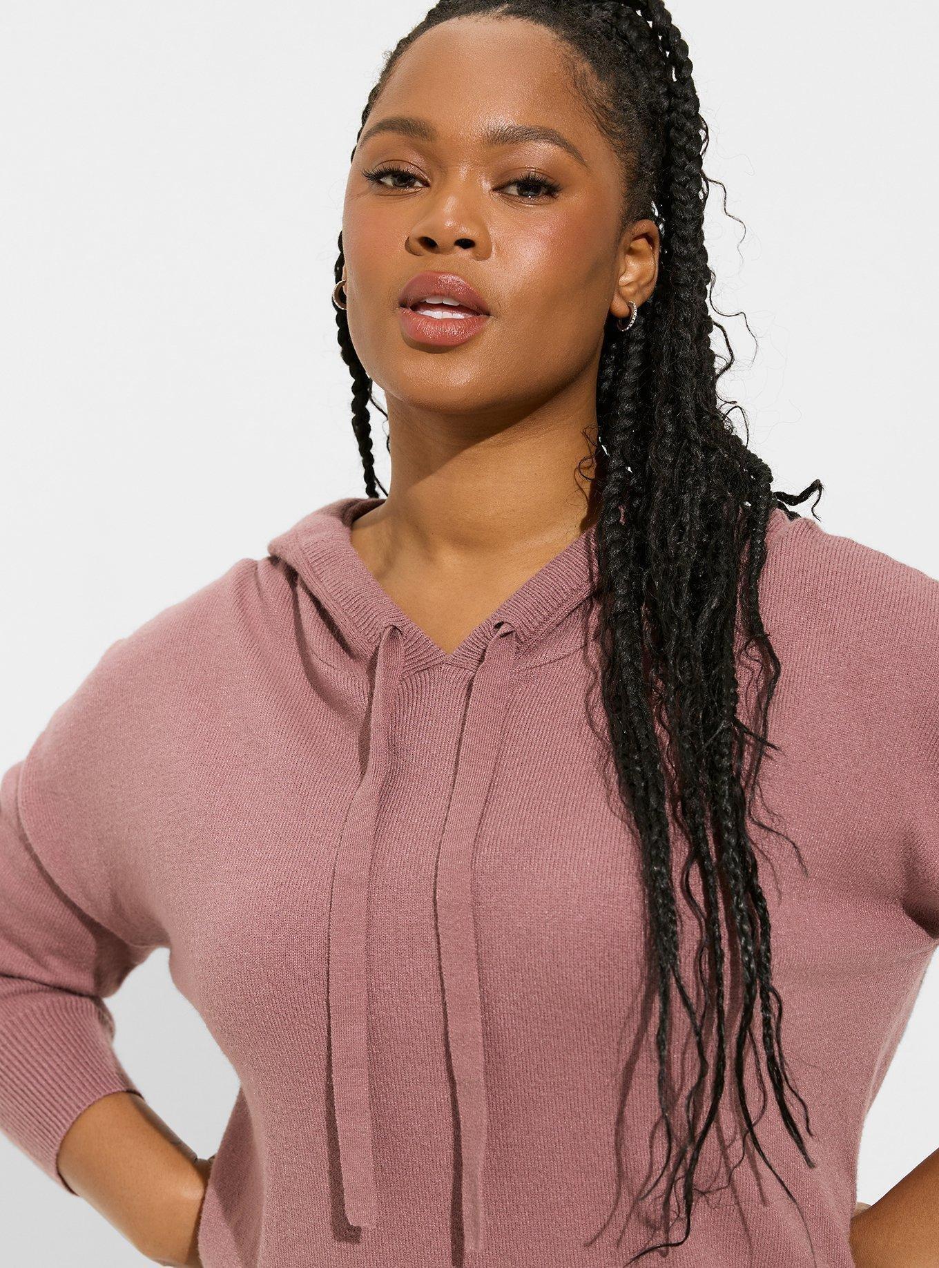 Plus Size - Pullover Hooded Sweater - Torrid