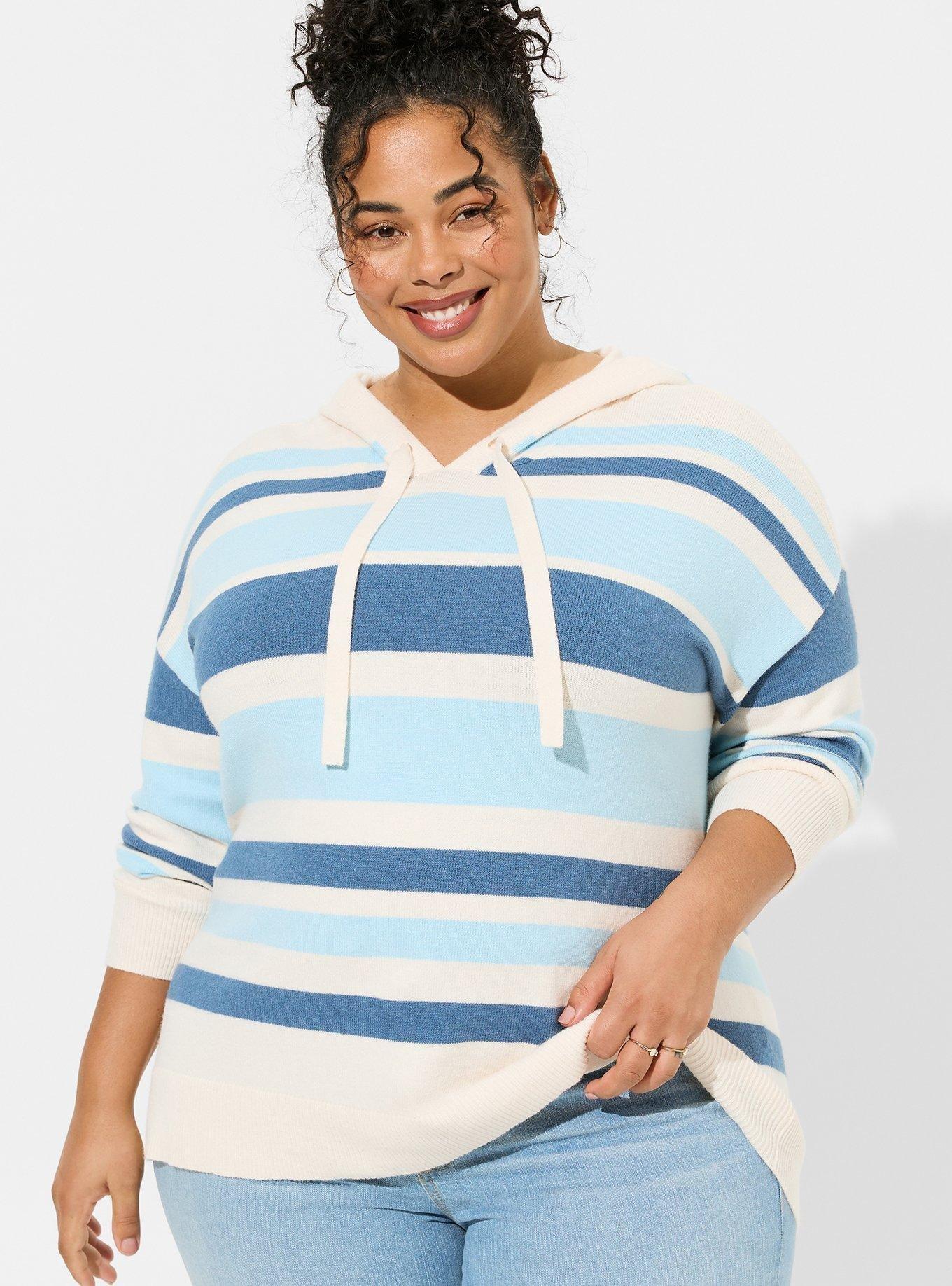 Plus Size - Pullover Hooded Sweater - Torrid