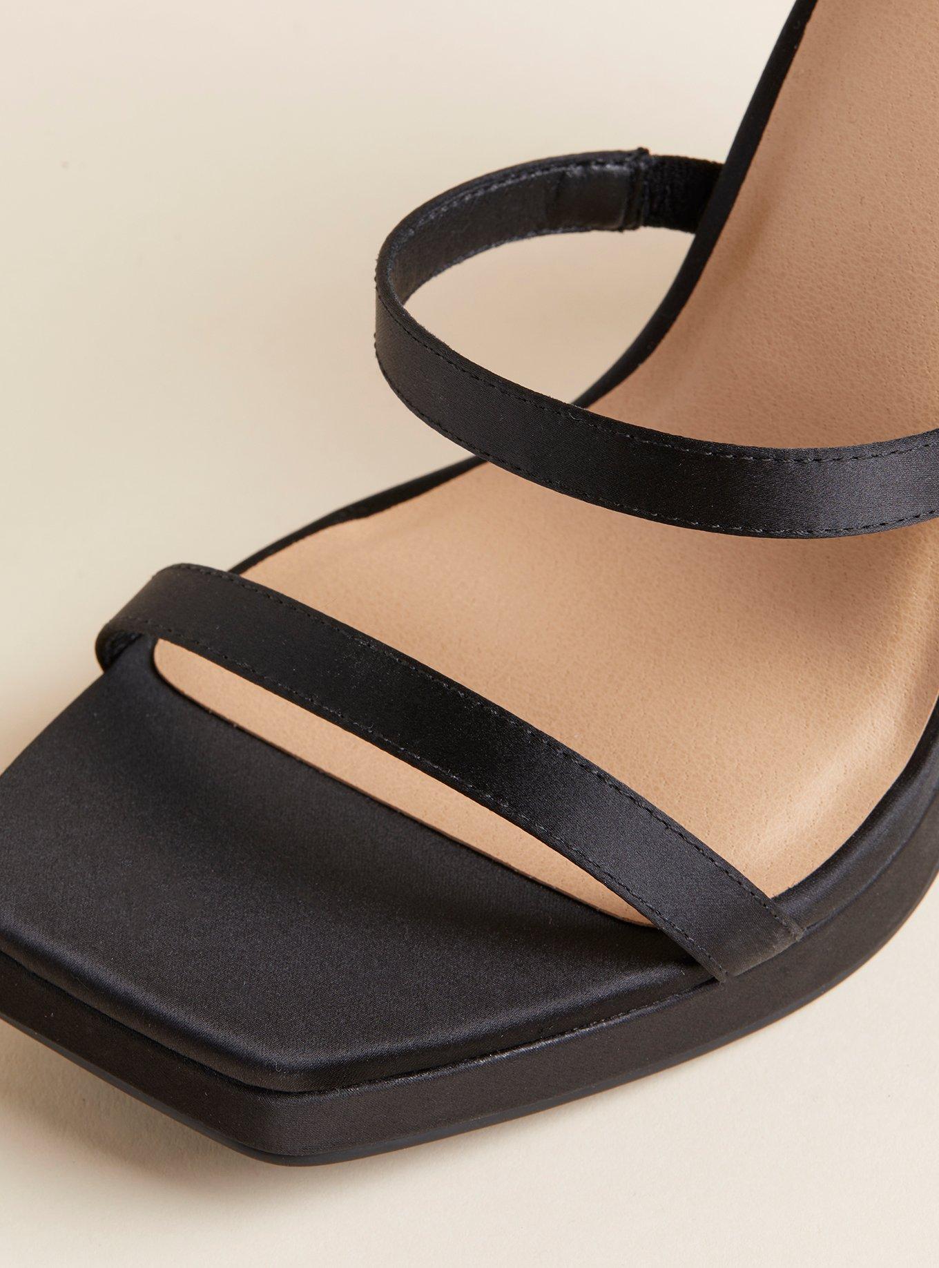 Plus Size - Triple Strap Platform Heeled Sandal (WW) - Torrid