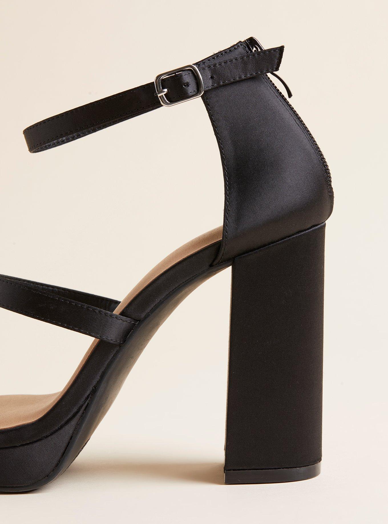 Plus Size - Triple Strap Platform Heeled Sandal (WW) - Torrid