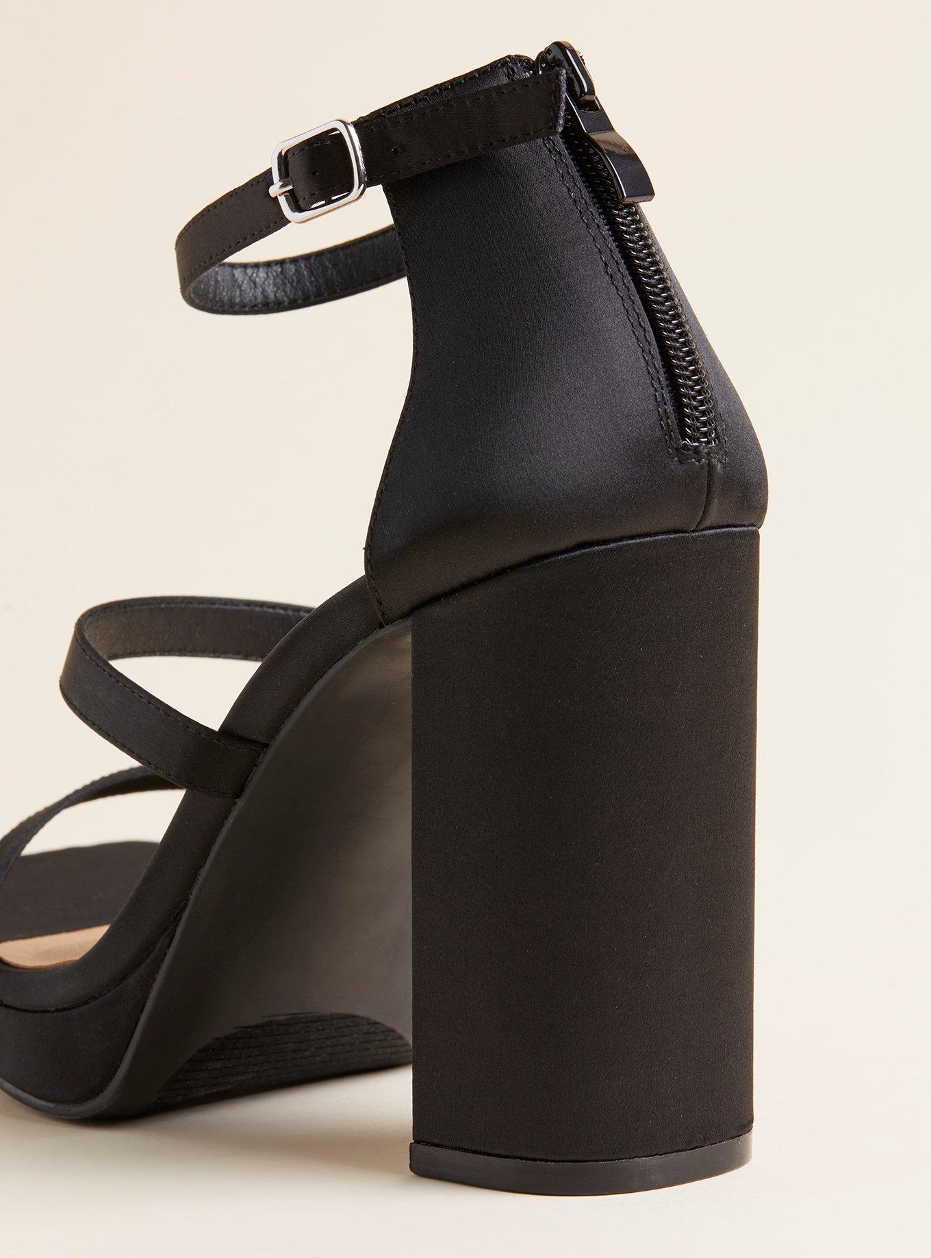 Plus Size - Triple Strap Platform Heeled Sandal (WW) - Torrid