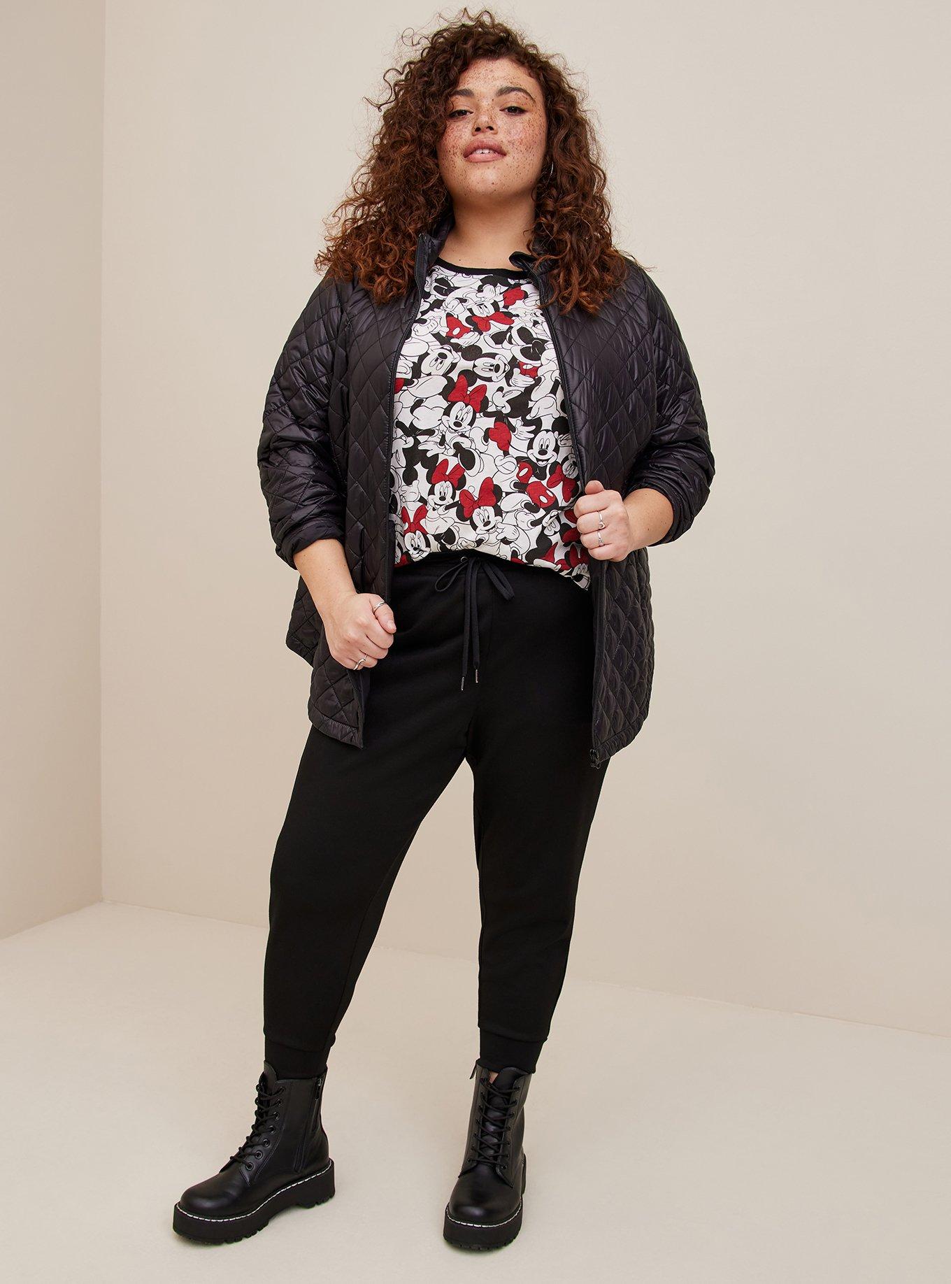Plus Size - Disney Minnie Mouse Classic Fit Crew Neck Ringer Top - Torrid
