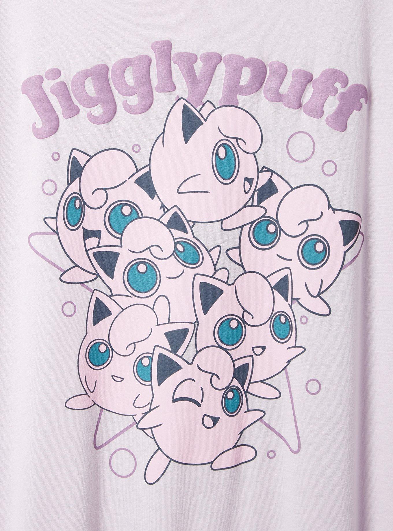 Plus Size - Pokemon Jigglypuff Classic Fit Cotton Crew Top - Torrid