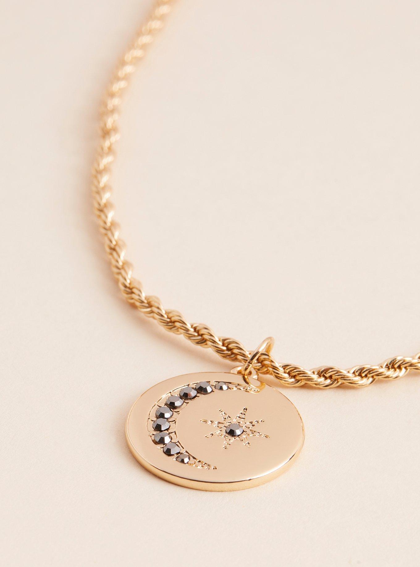 Plus Size - Celestial Disc Necklace - Torrid