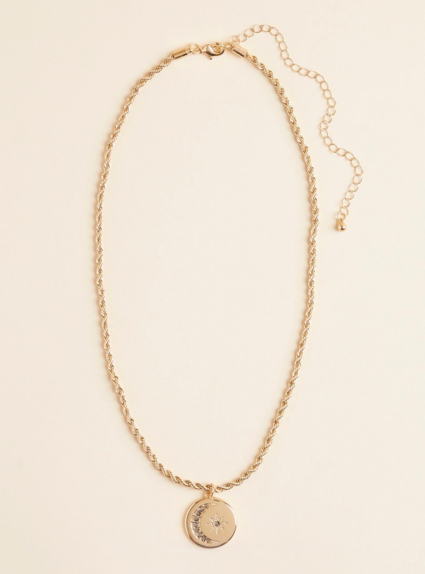 Plus Size - Celestial Disc Necklace - Torrid