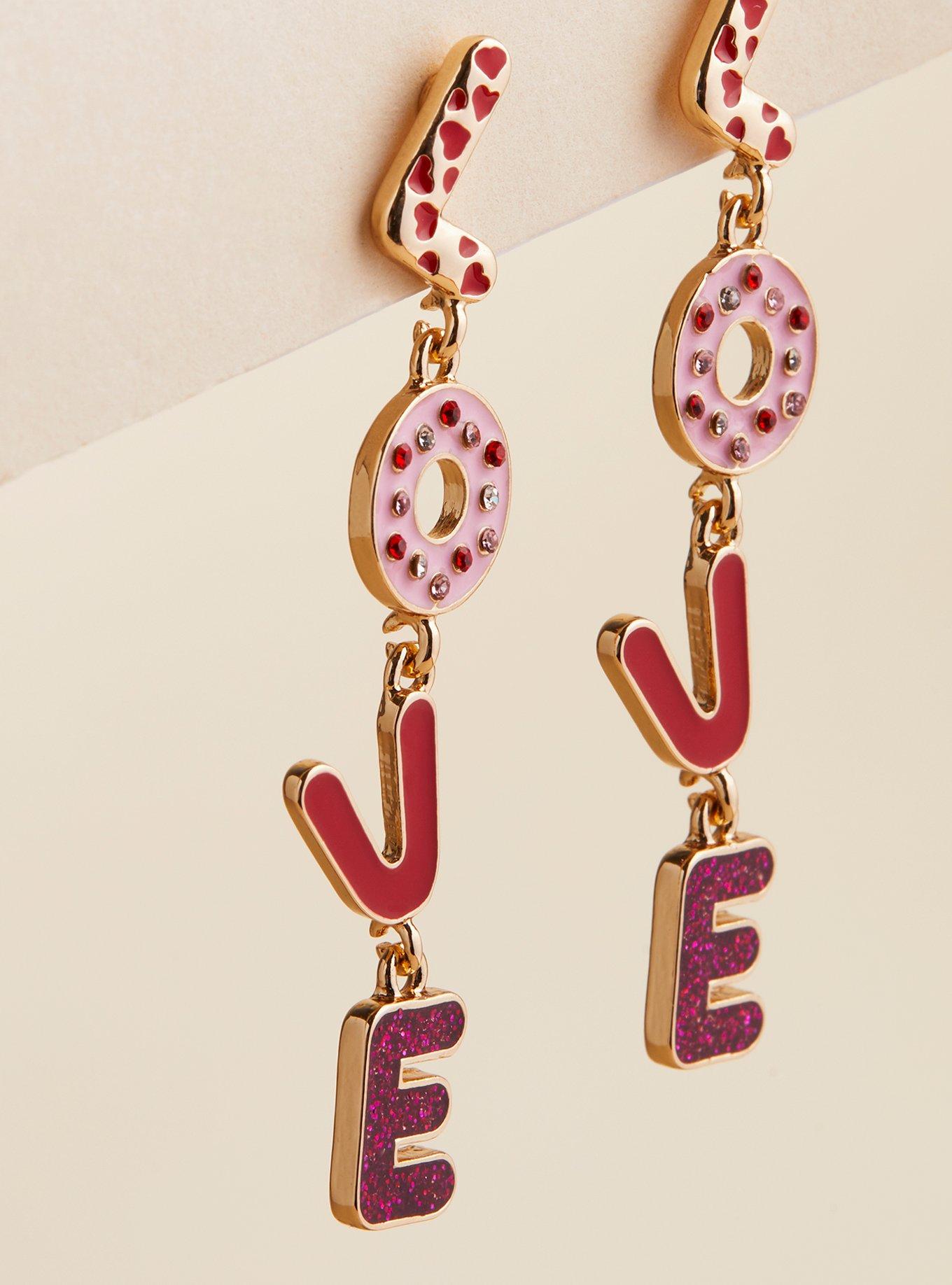 Plus Size - Doughnut Love Linear Earring - Torrid