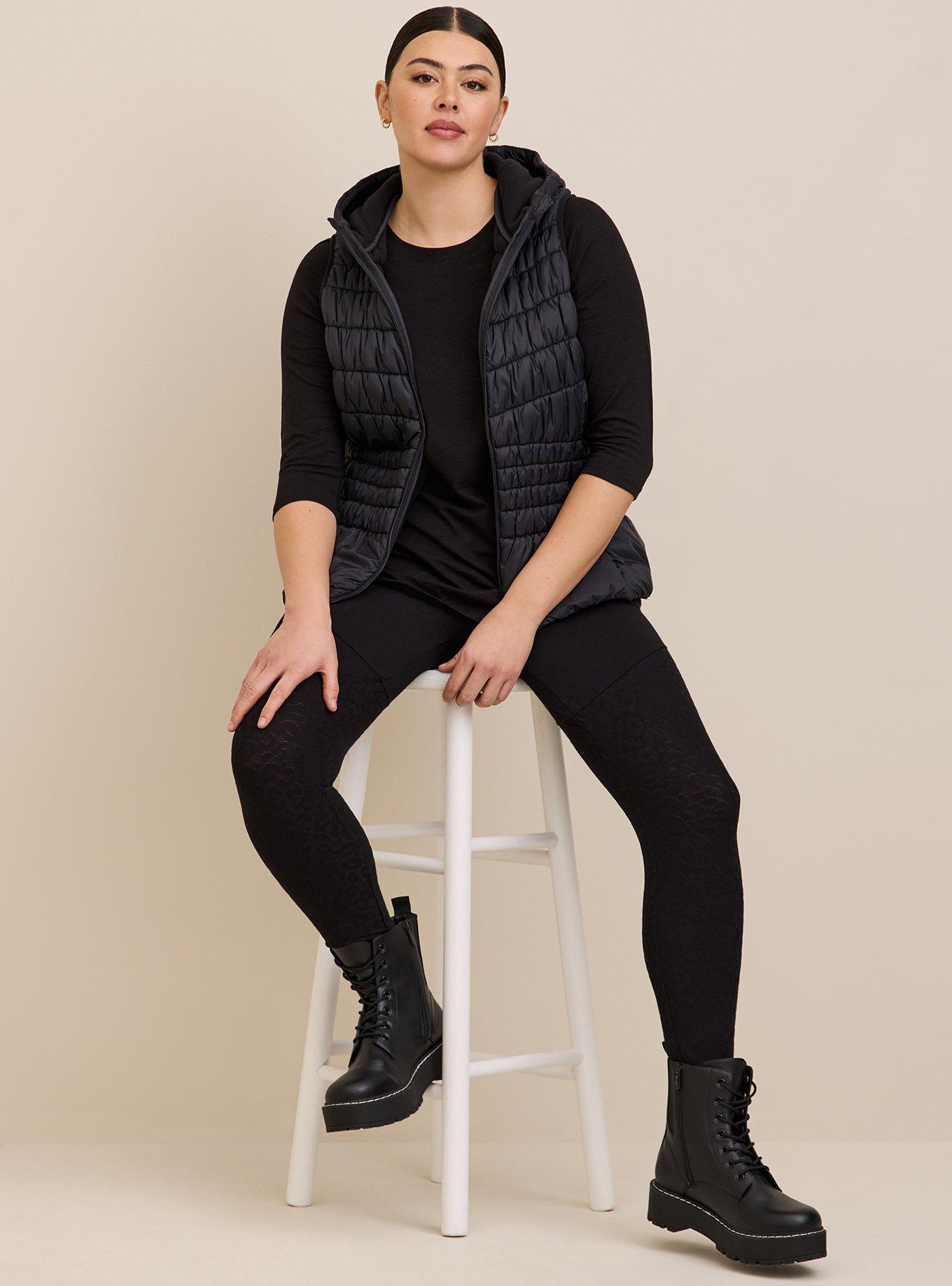 Plus Size - Full Length Signature Waist Textured Legging - Torrid