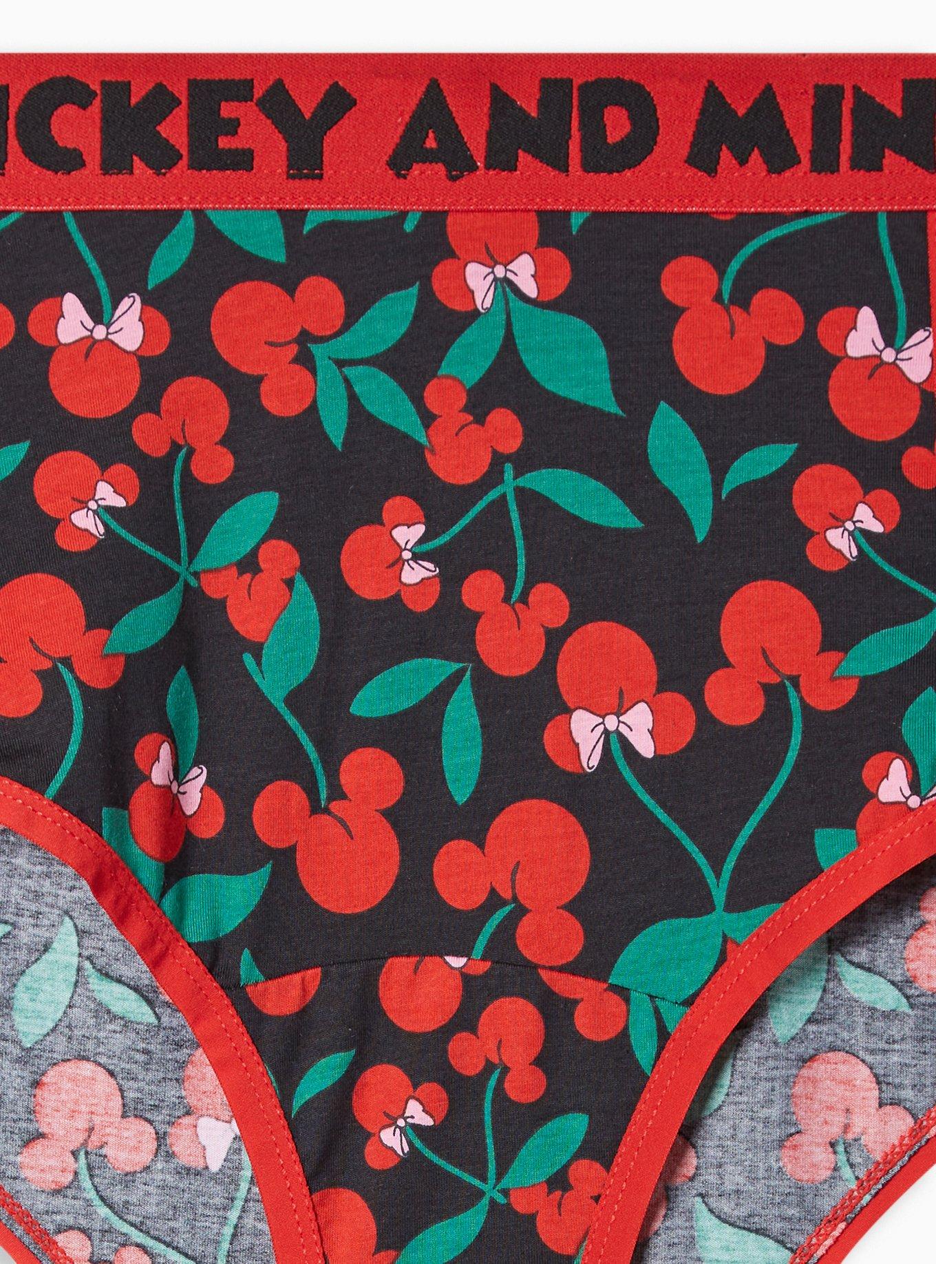 Plus Size - Minnie Mouse Cotton Mid Rise Cheeky Panty - Torrid