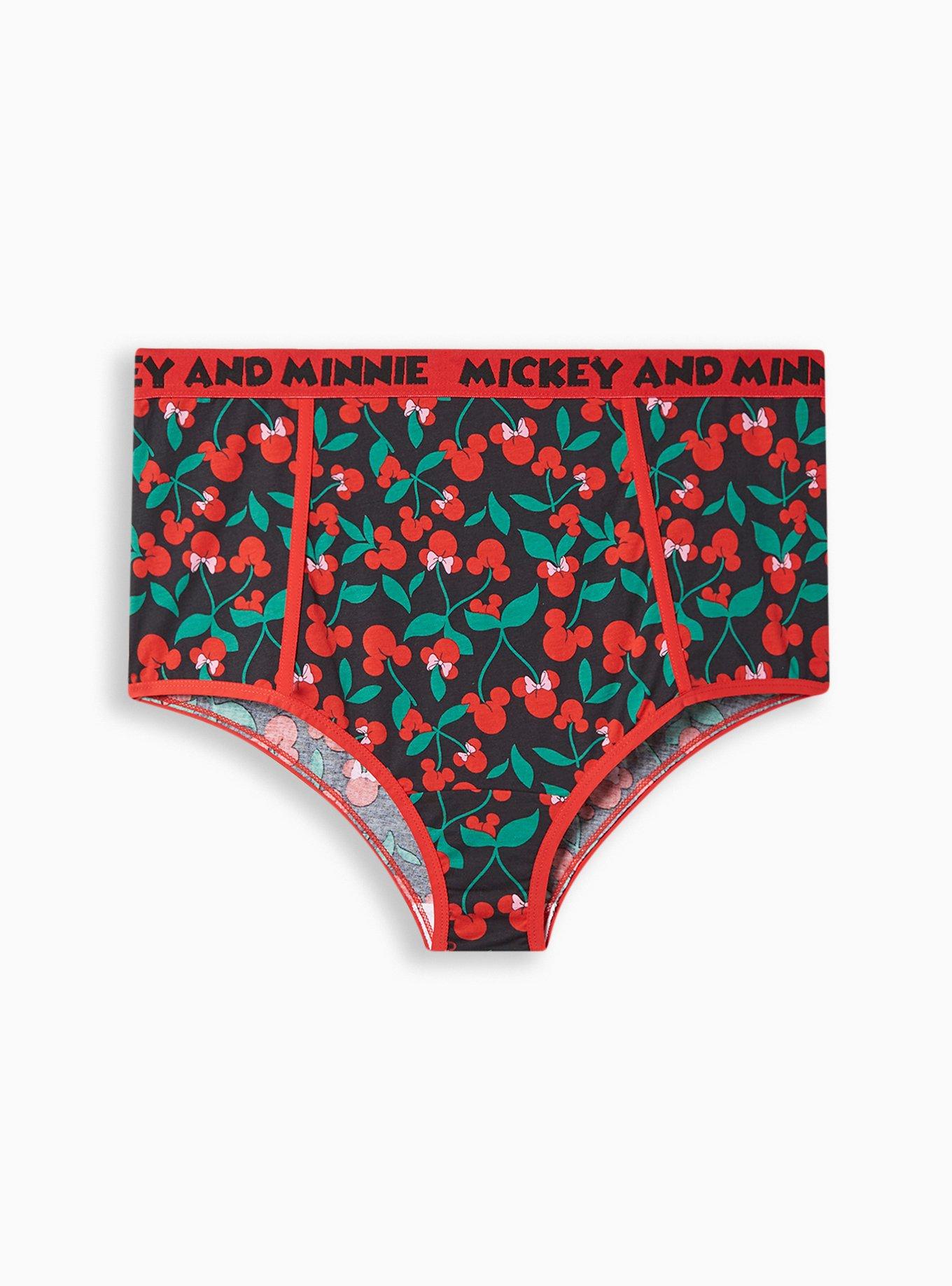 Plus Size - Minnie Mouse Cotton High Rise Cheeky Panty - Torrid