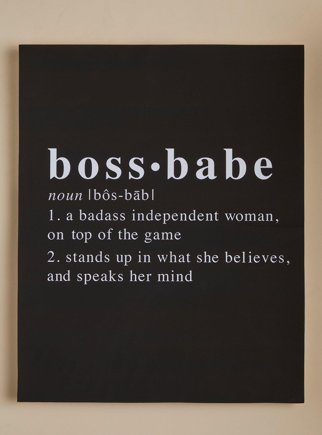 Plus Size - Boss Babe Art Print 11 x 14 - Torrid