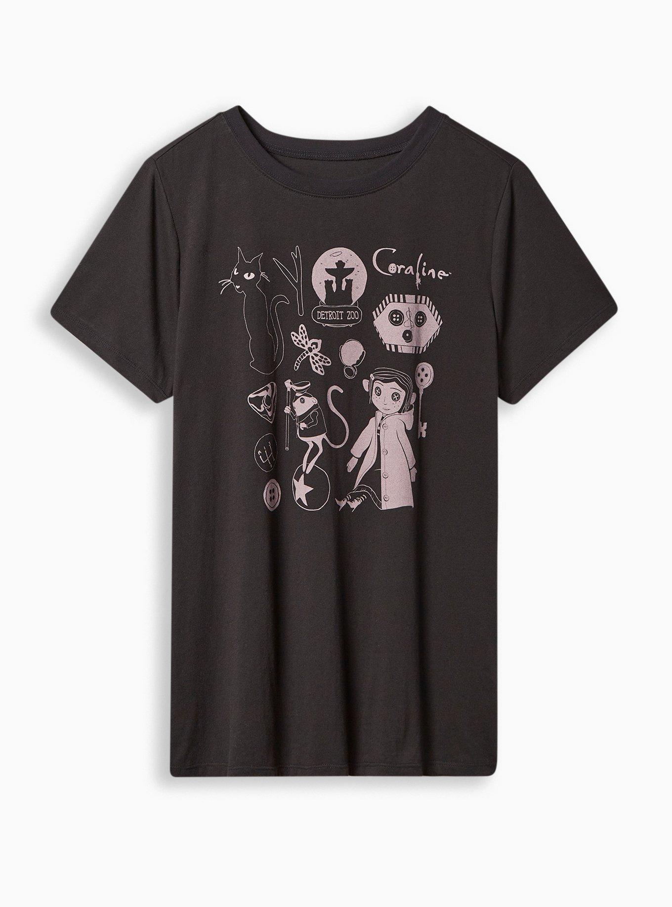 Plus Size - Coraline Classic Fit Cotton Crew Tee - Torrid