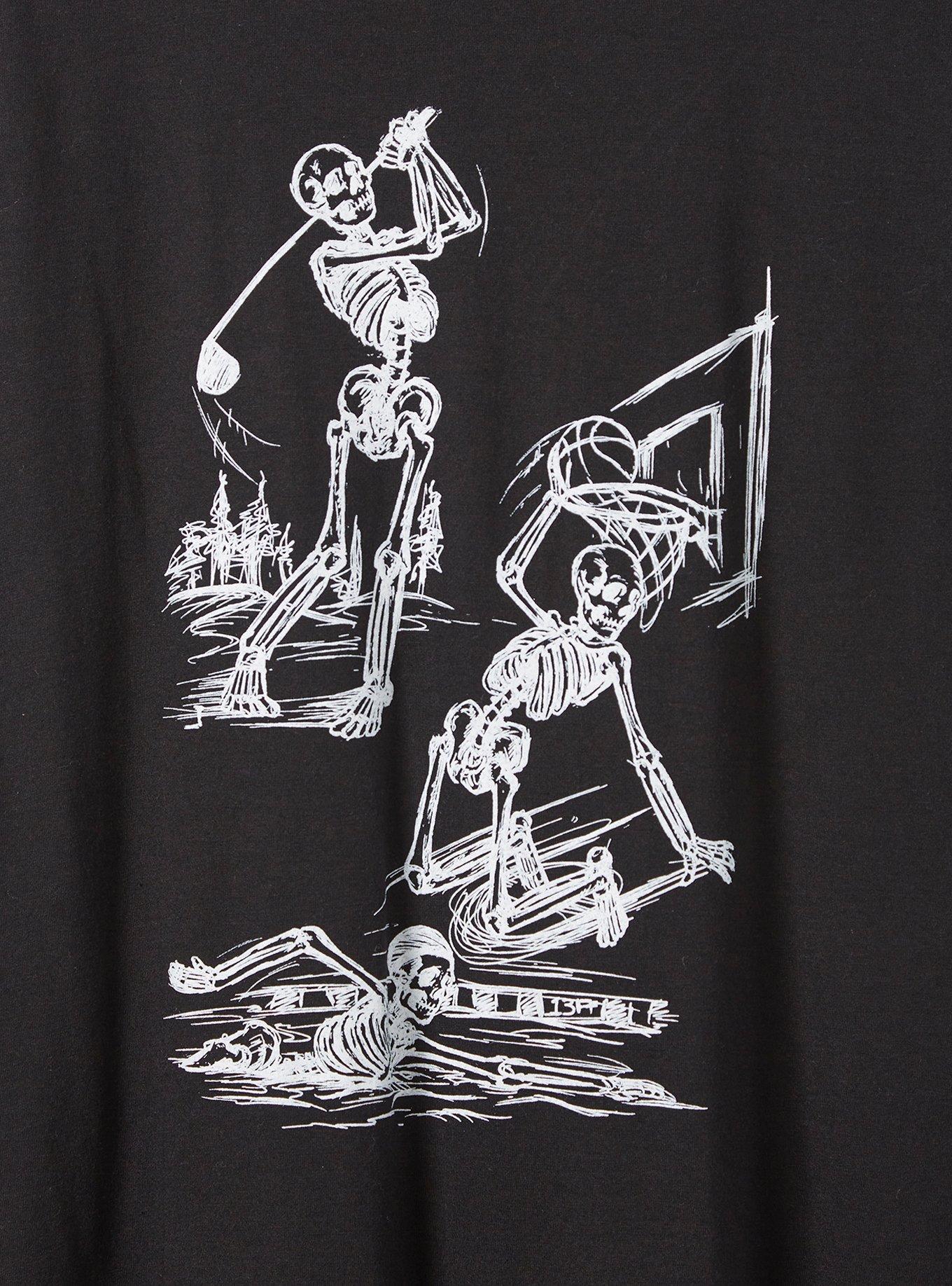 Plus Size - Skeleton Sport Signature Jersey Everyday Tee - Torrid