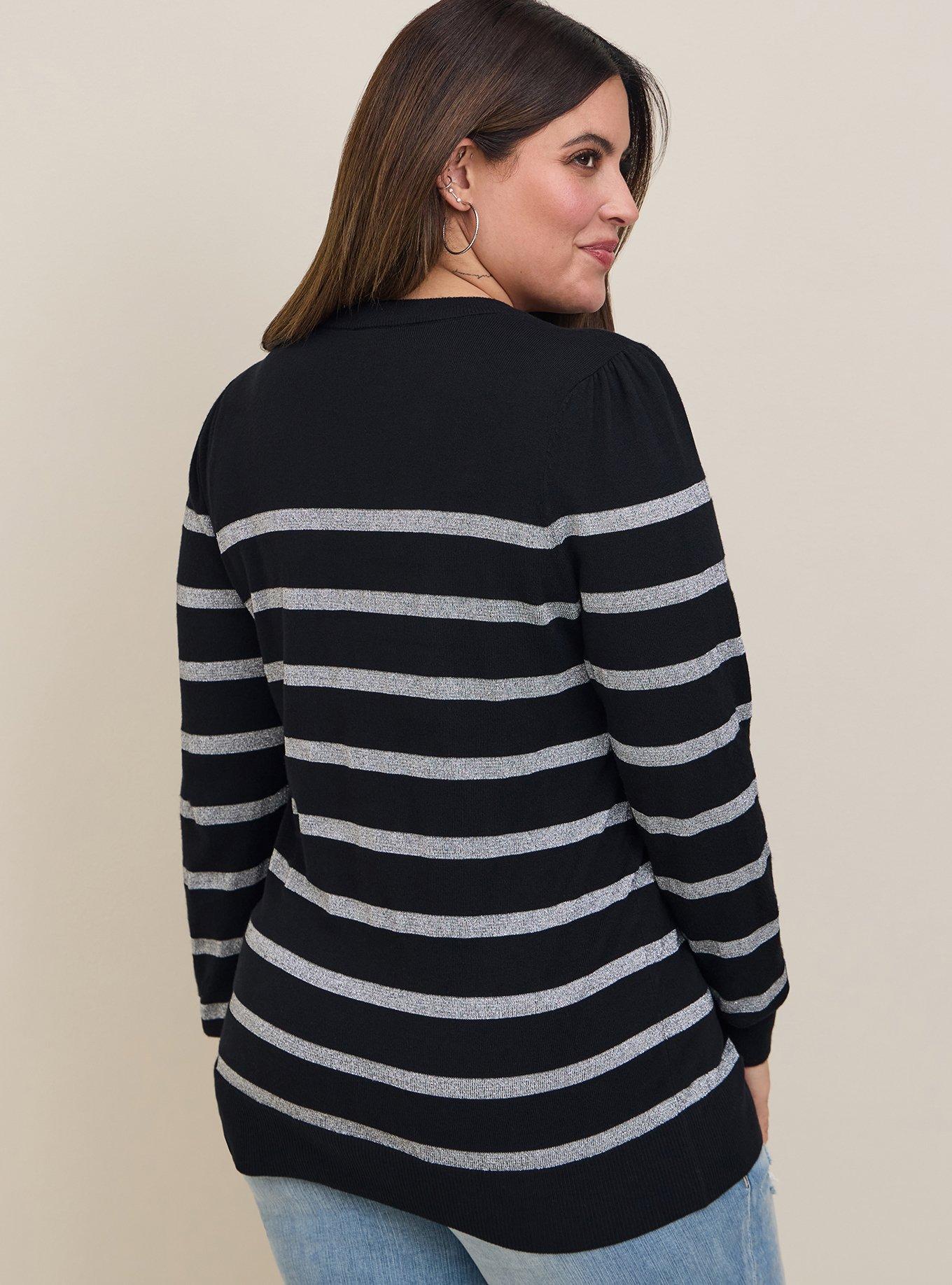 Plus Size - Pullover Crew Neck Fitted Sweater - Torrid