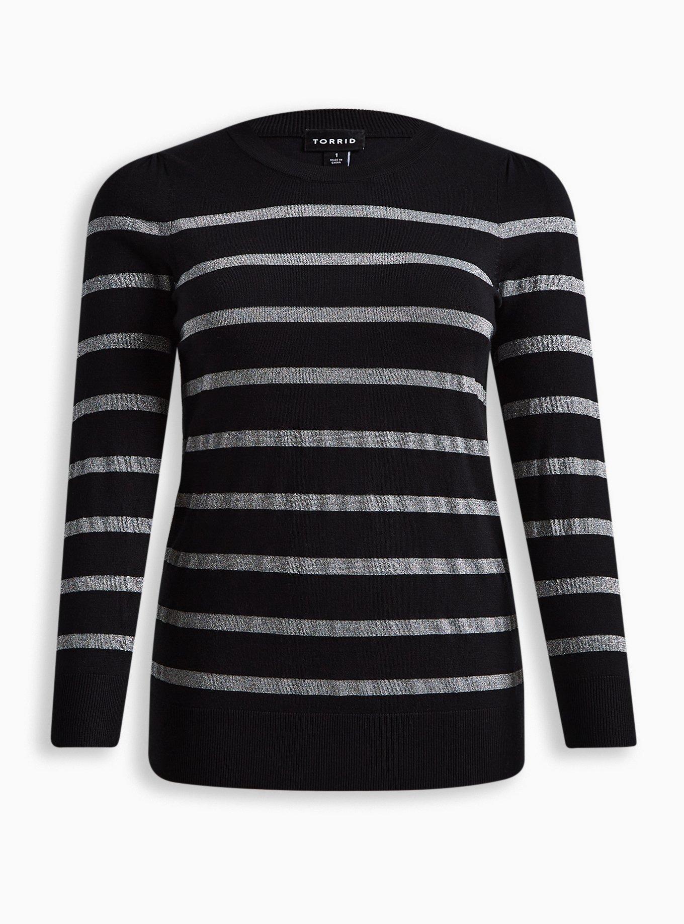 Plus Size - Pullover Crew Neck Fitted Sweater - Torrid