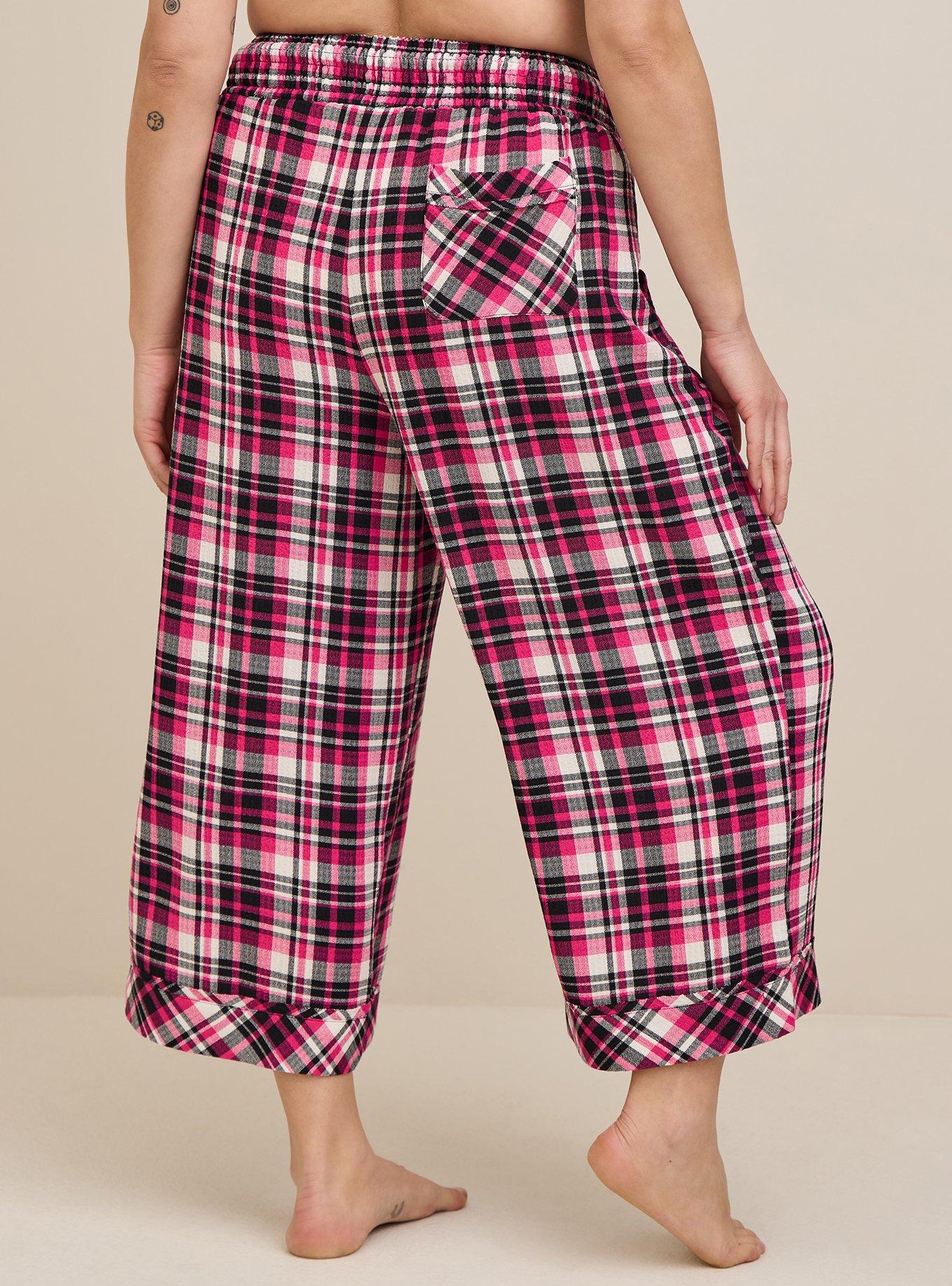 Plus Size - Gauze Crop Wide Leg Sleep Pant - Torrid