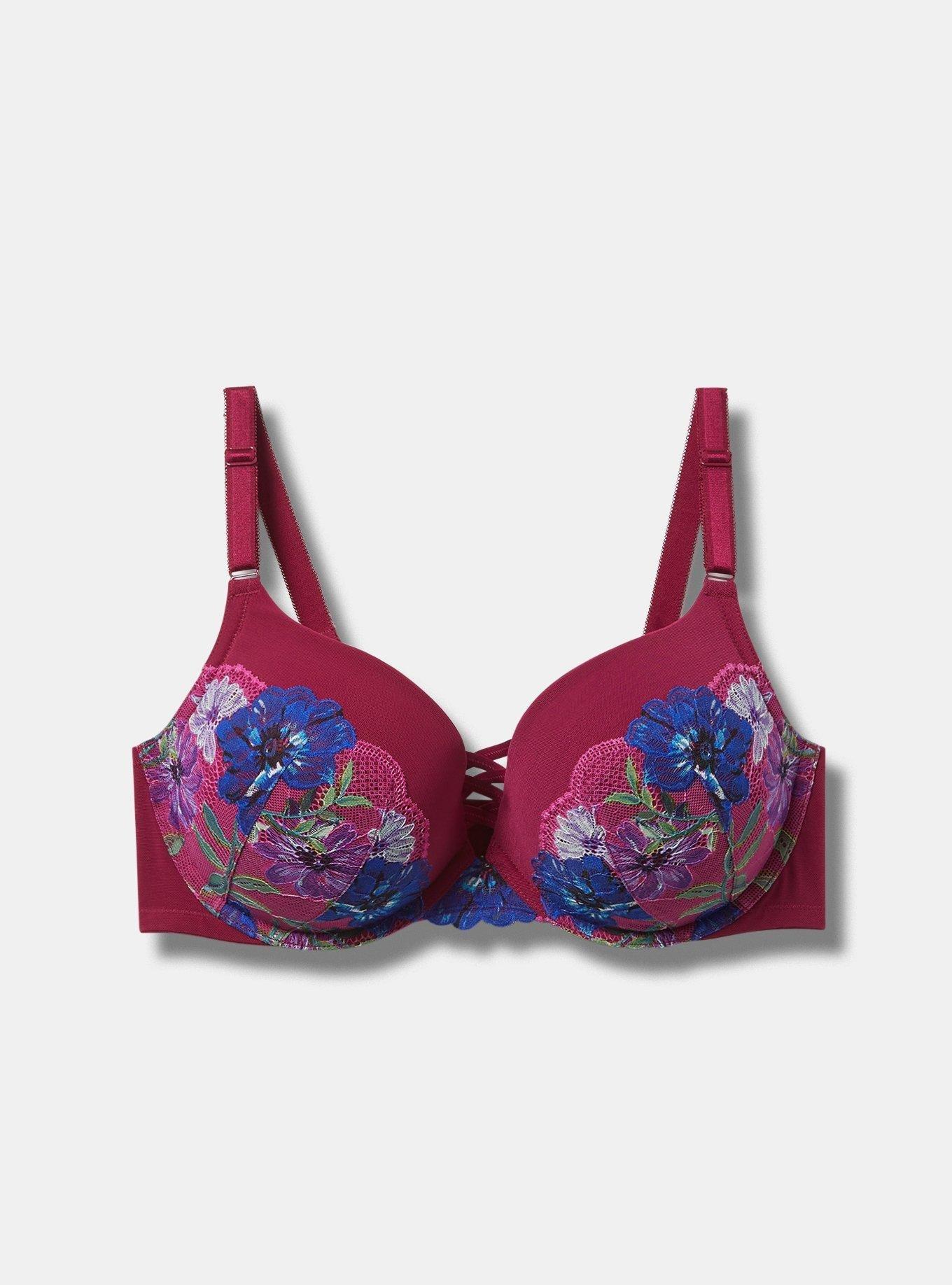 Plus Size - XO Plunge Push-Up Bra - Torrid