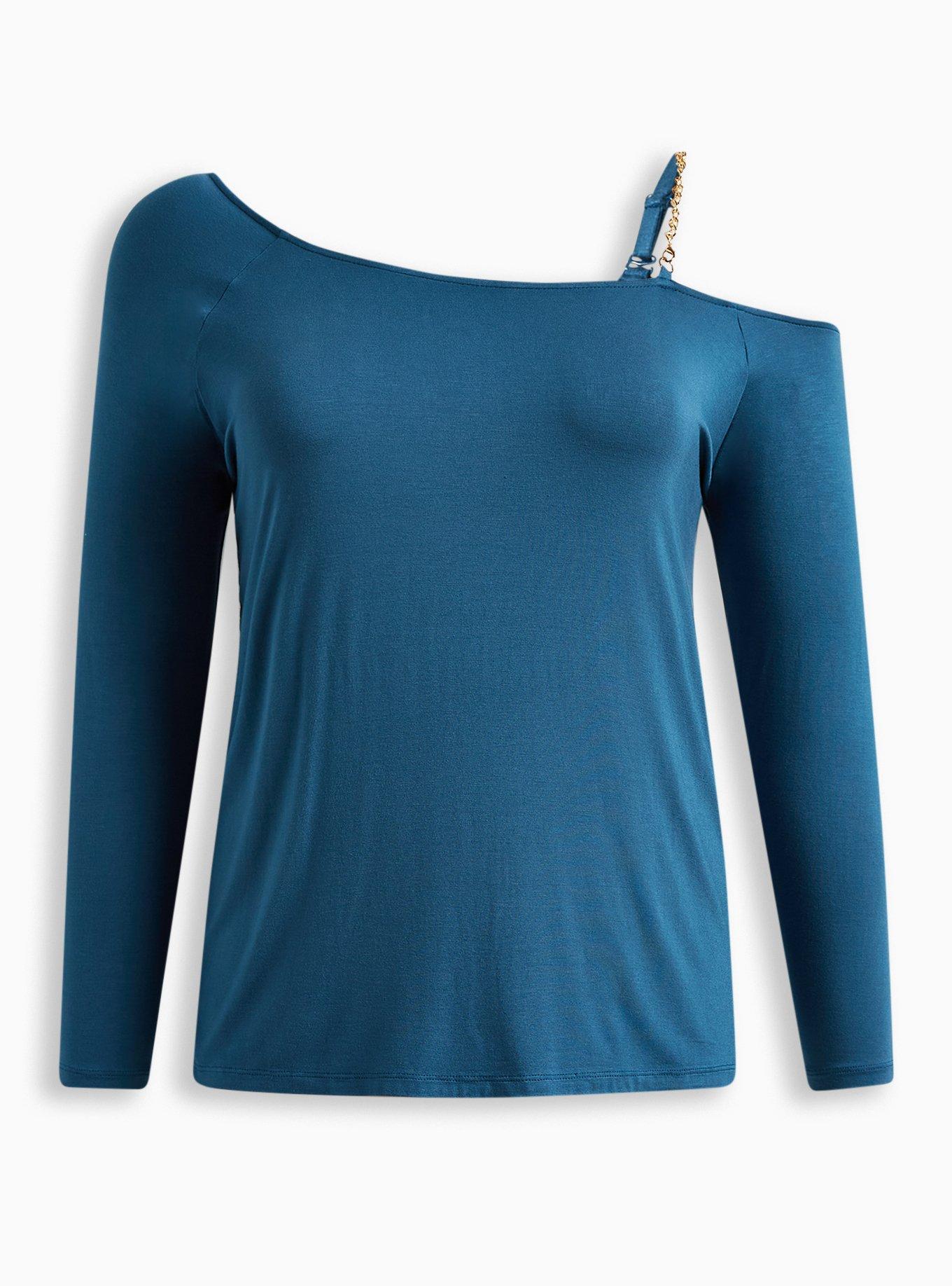 Plus Size - Off-Shoulder Super Soft Chain Strap Top - Torrid
