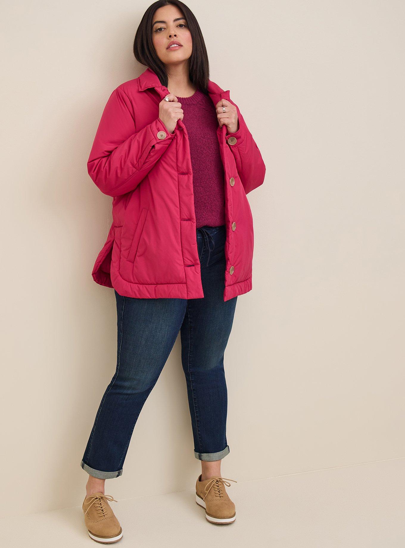 Plus Size - Poly Fill Shacket - Torrid