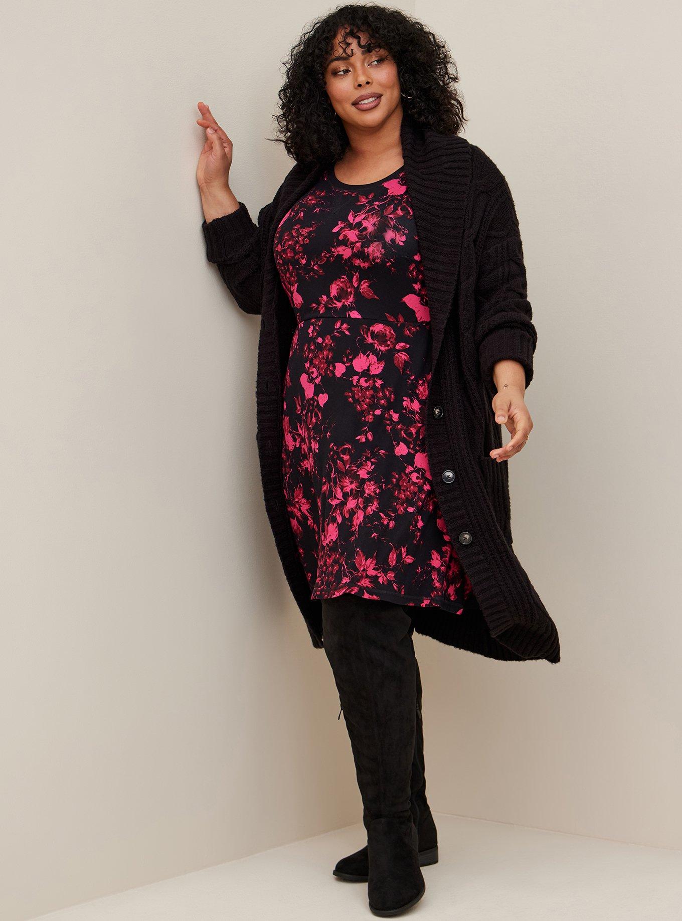 Plus Size - Chunky Cable Coatigan Sweater - Torrid