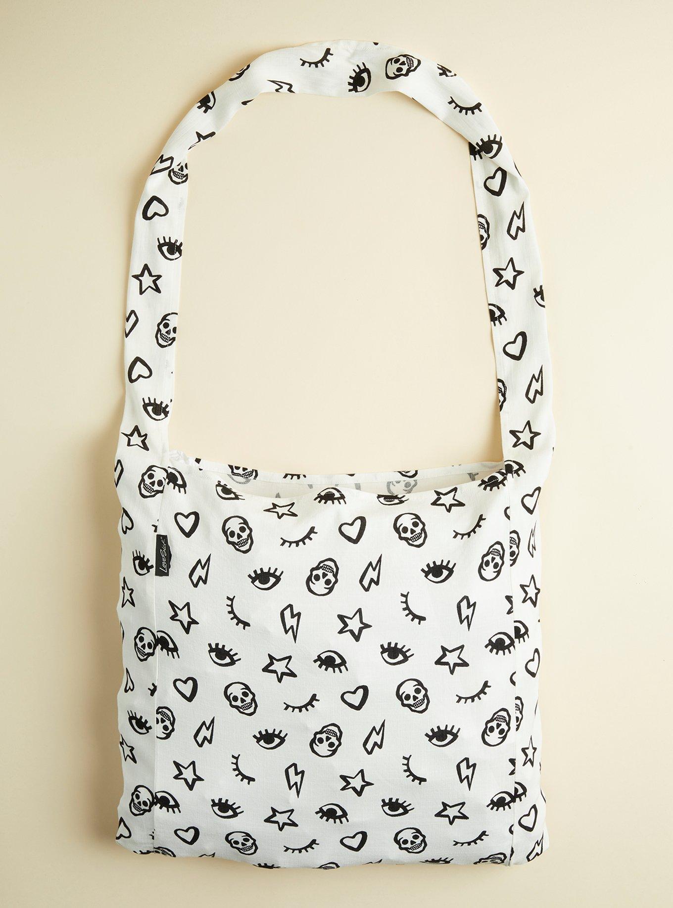 Plus Size - Lovesick Moon & Skull Tote - Torrid
