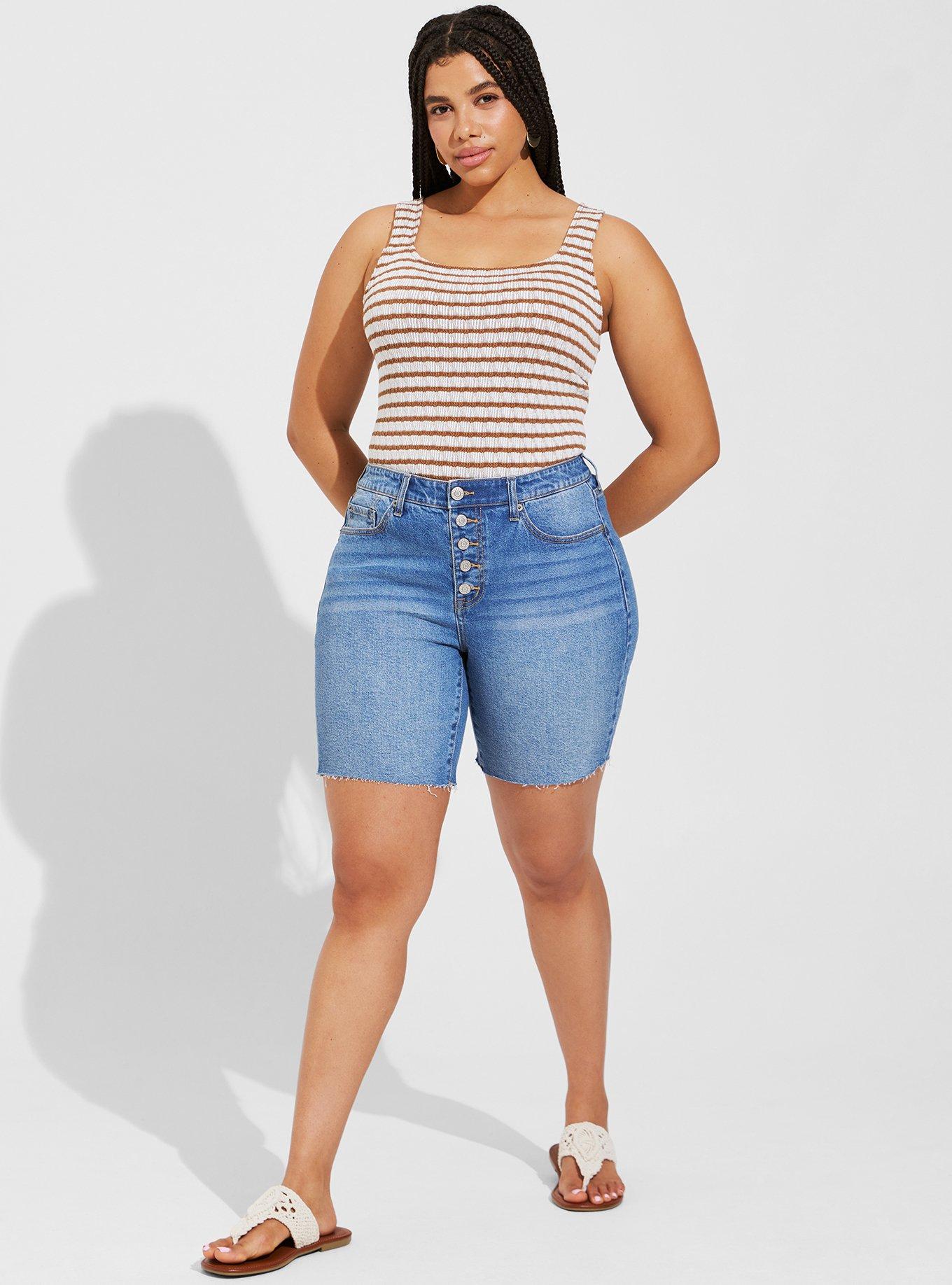 Plus Size - Knit Scoop Neck Tank Bodysuit - Torrid