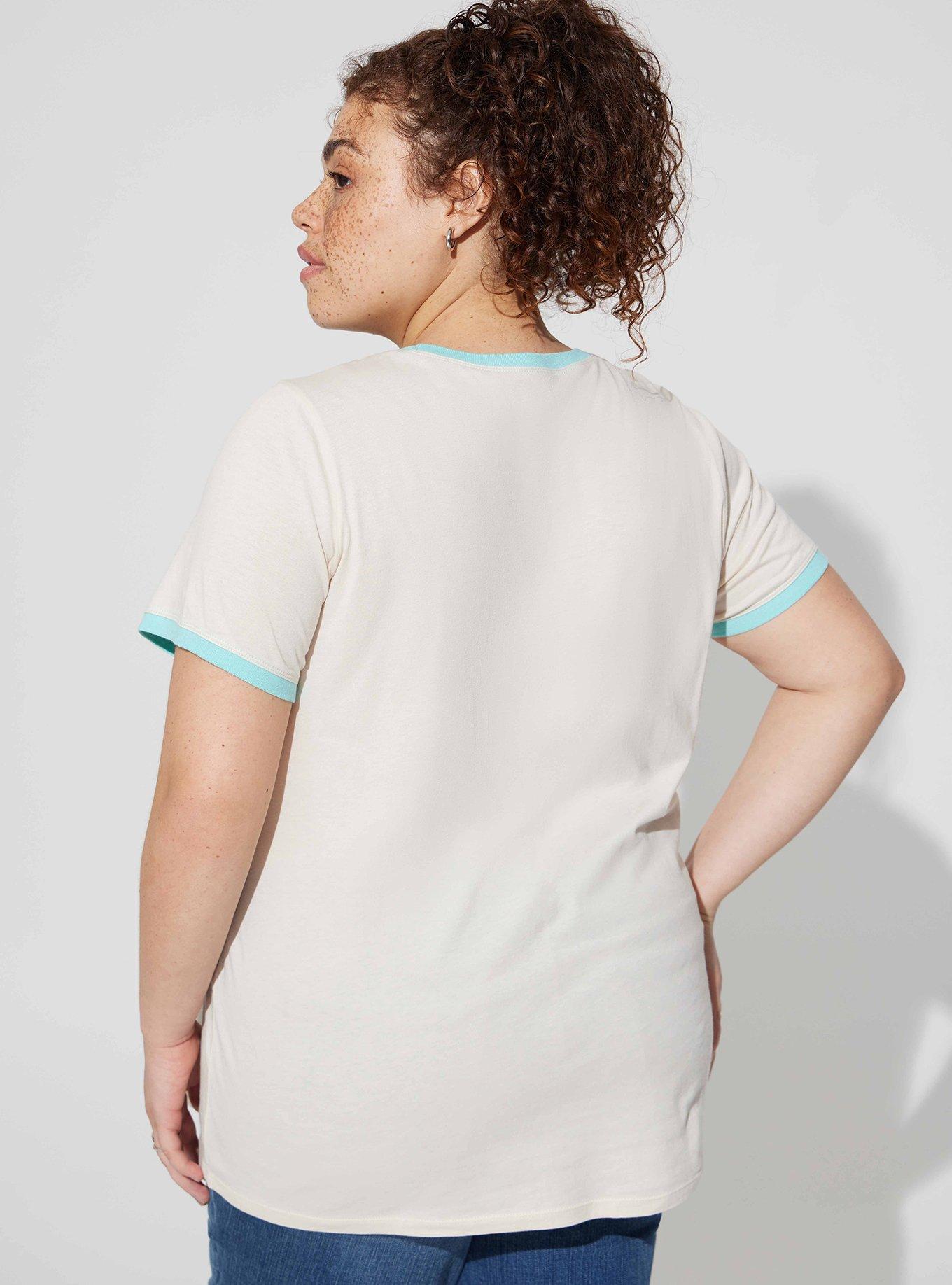 Plus Size - Disney Nightmare Before Christmas Classic Fit Ringer Neck ...