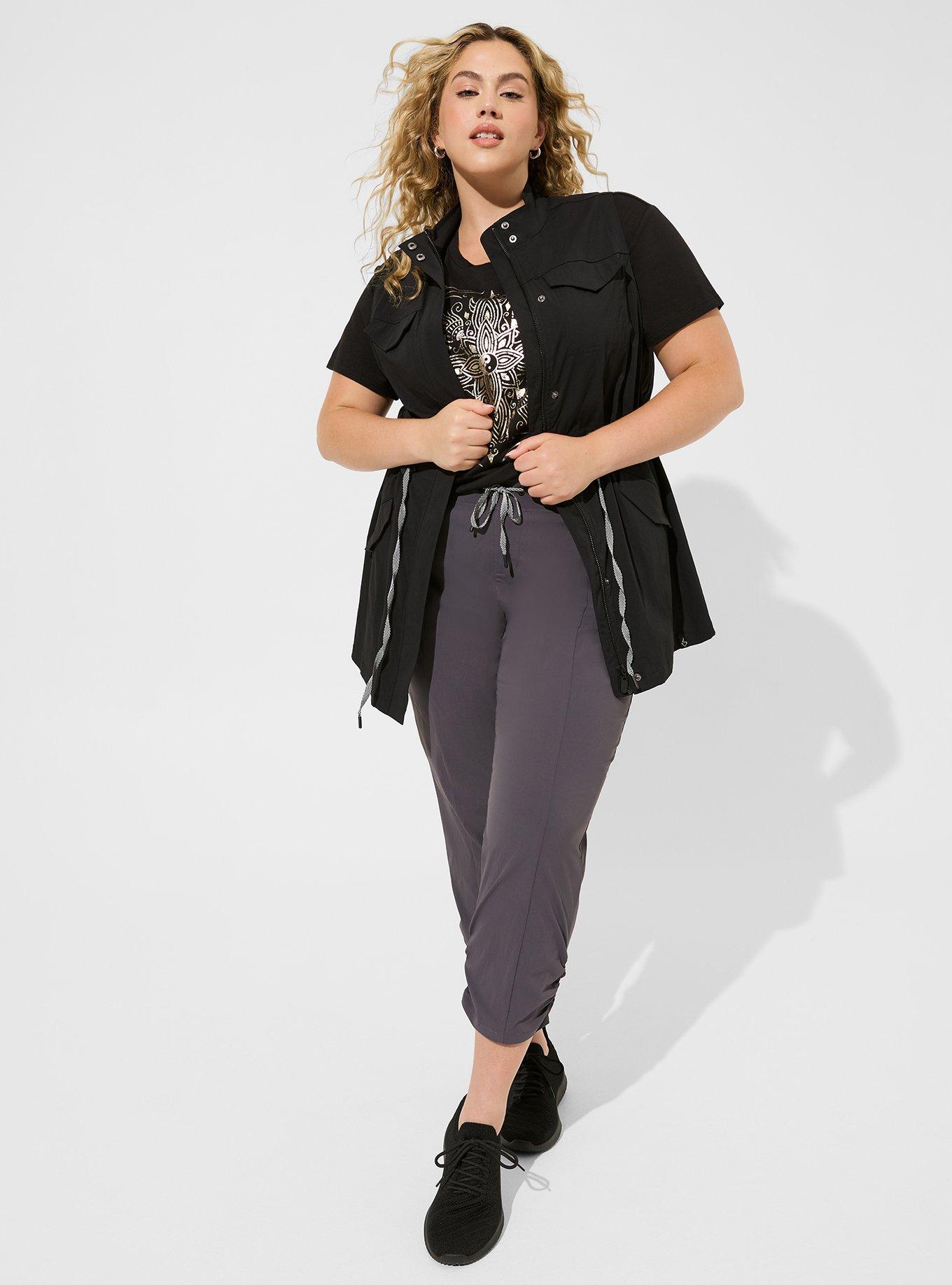 Plus Size - Happy Camper Ripstop Active Vest - Torrid