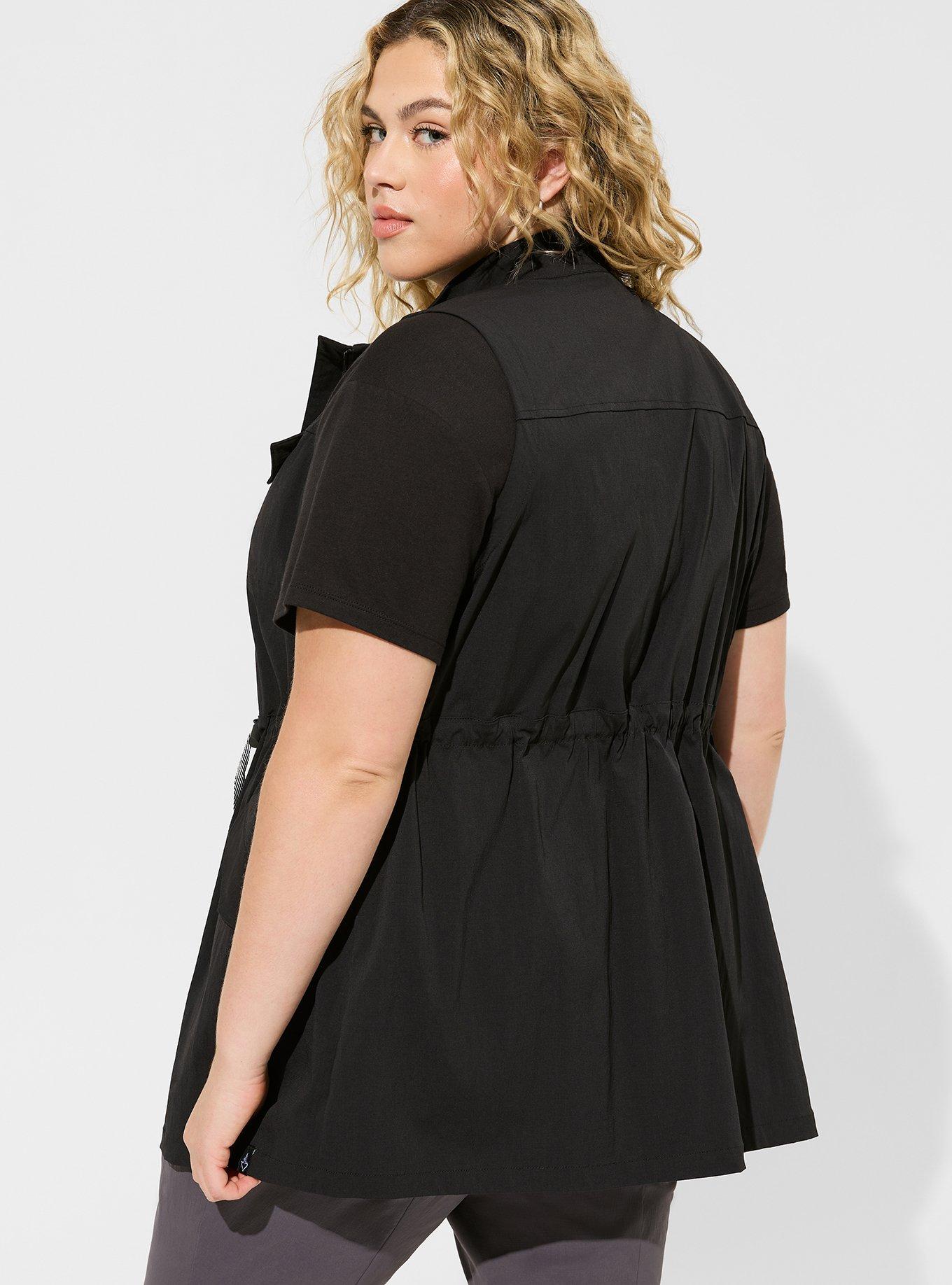 Plus Size - Happy Camper Ripstop Active Vest - Torrid