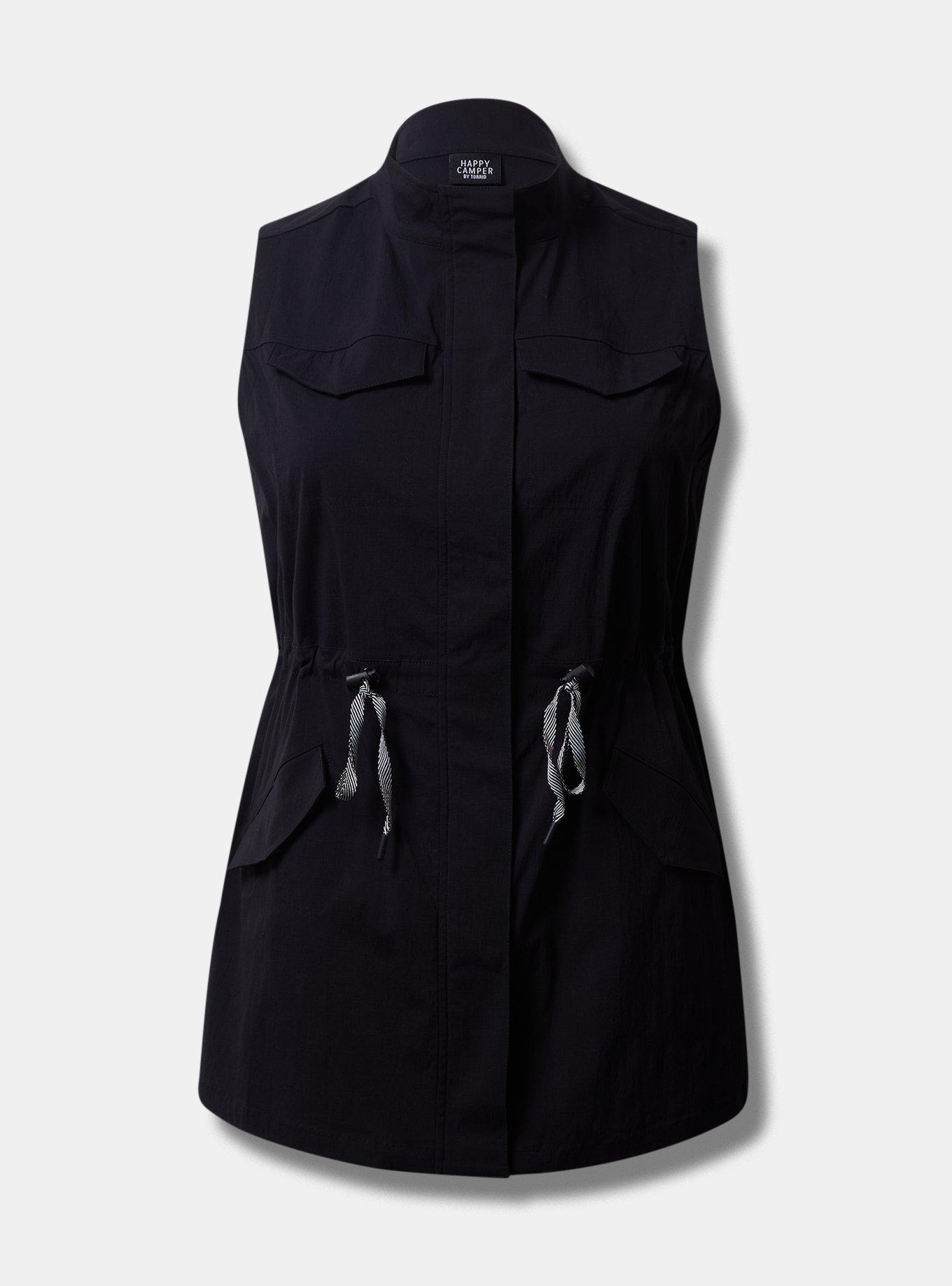 Plus Size - Happy Camper Ripstop Active Vest - Torrid