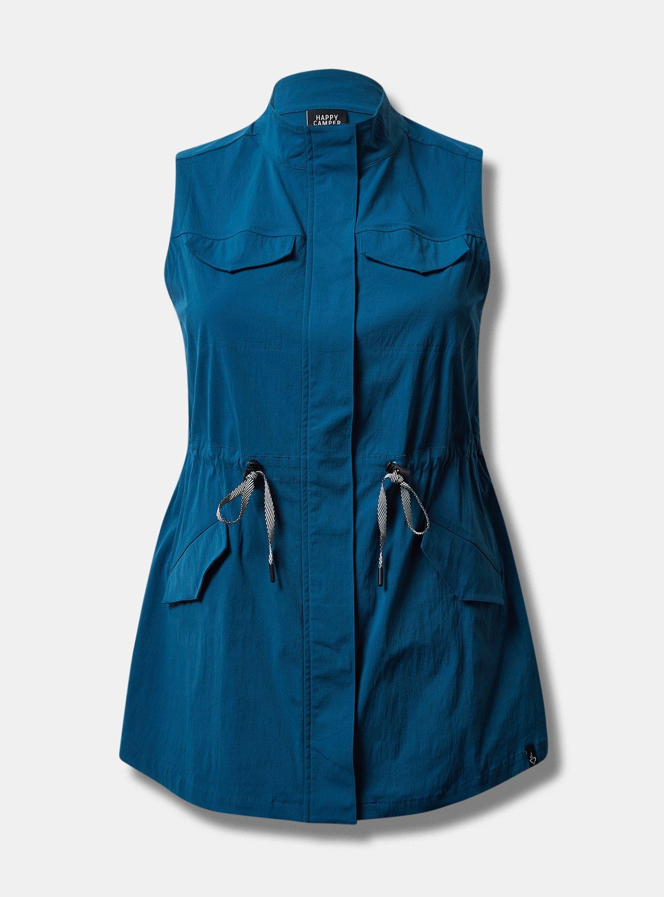 Plus Size - Happy Camper Ripstop Active Vest - Torrid