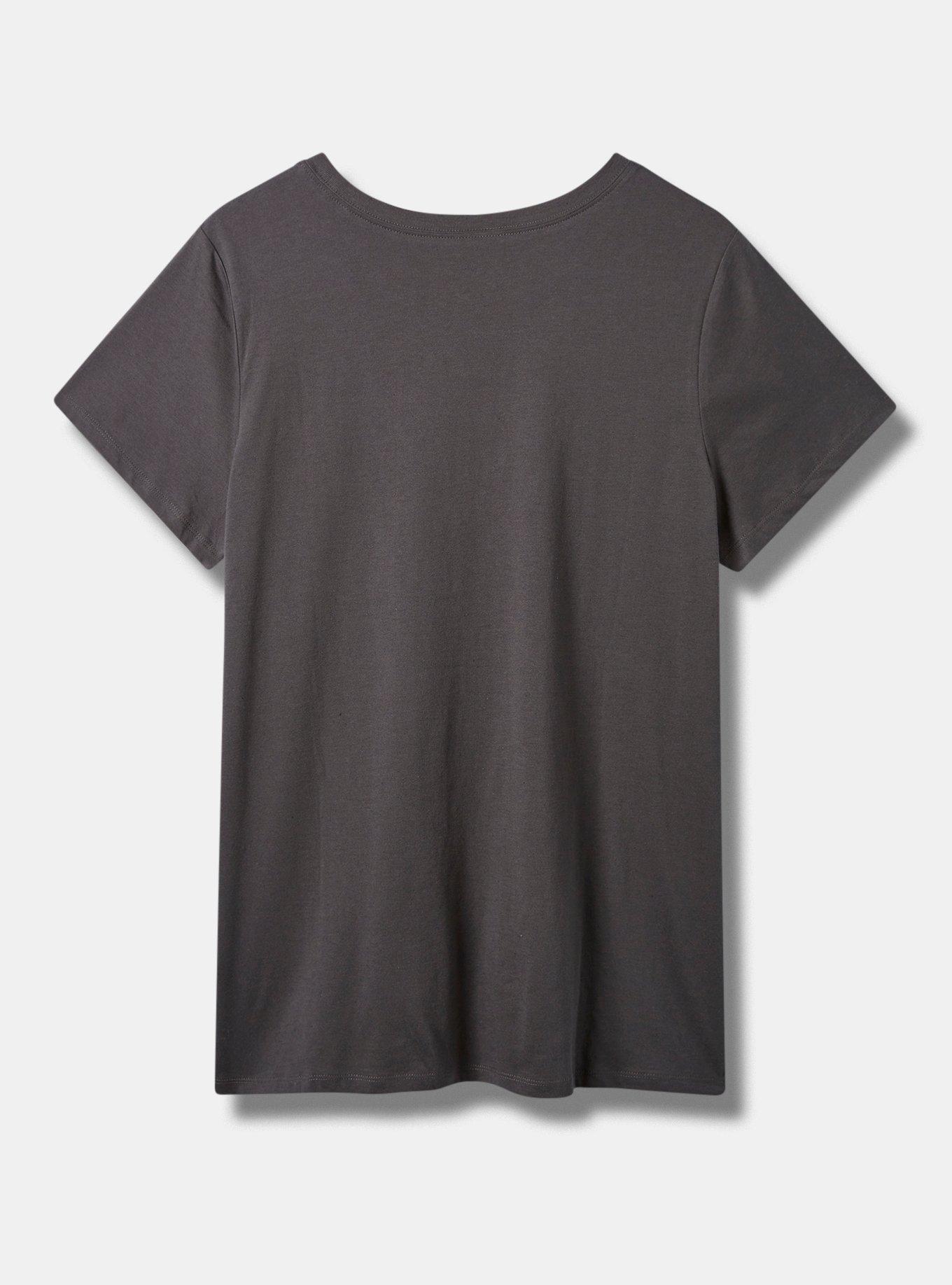 Plus Size - Monopoly Classic Fit Cotton Crew Seam Tee - Torrid