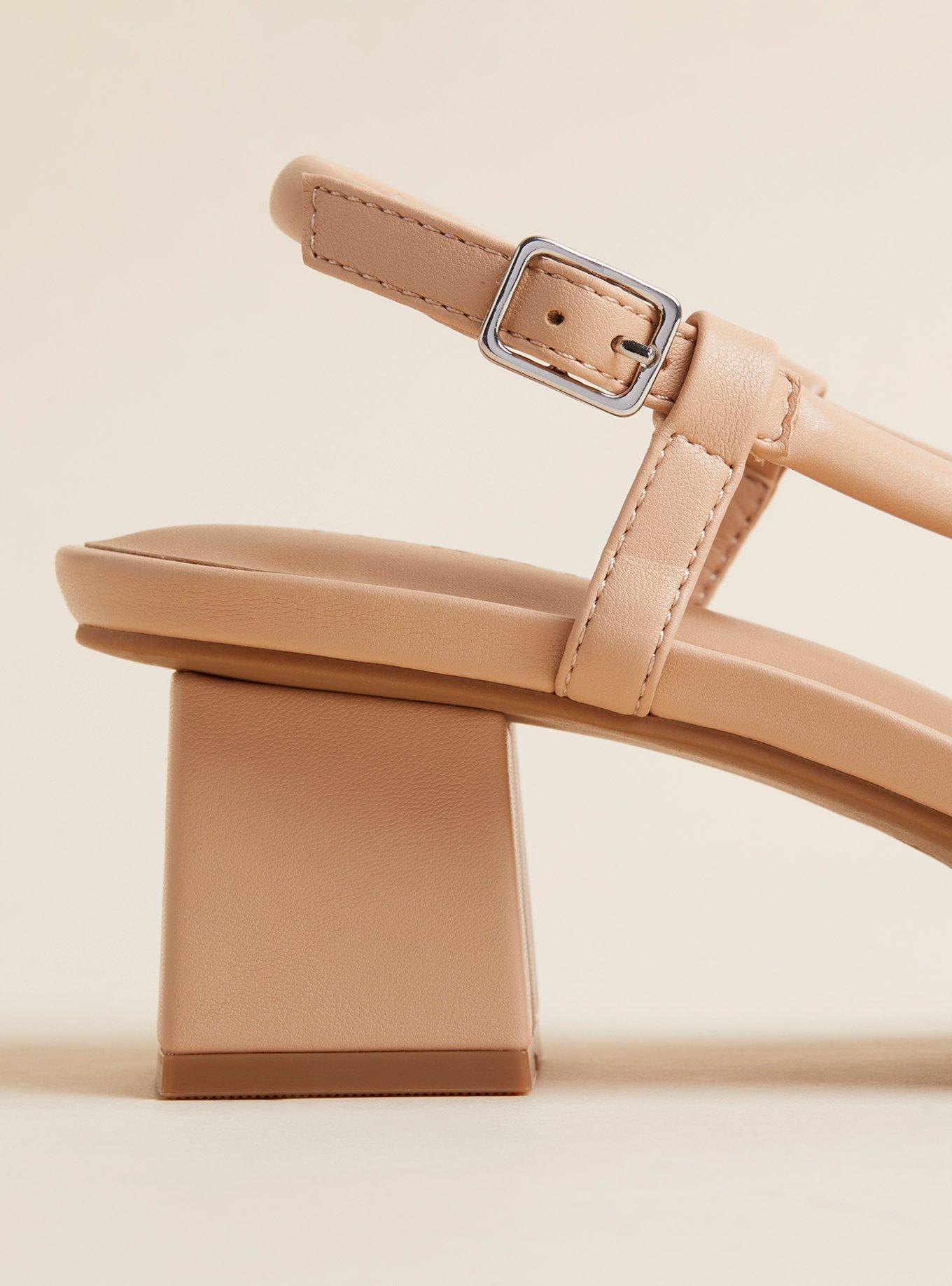 Plus Size - Strappy Square Heel Sandal (WW) - Torrid