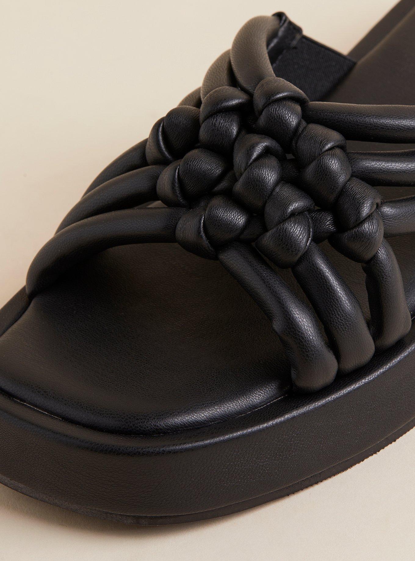 Plus Size - Crisscross Braided Slide (WW) - Torrid