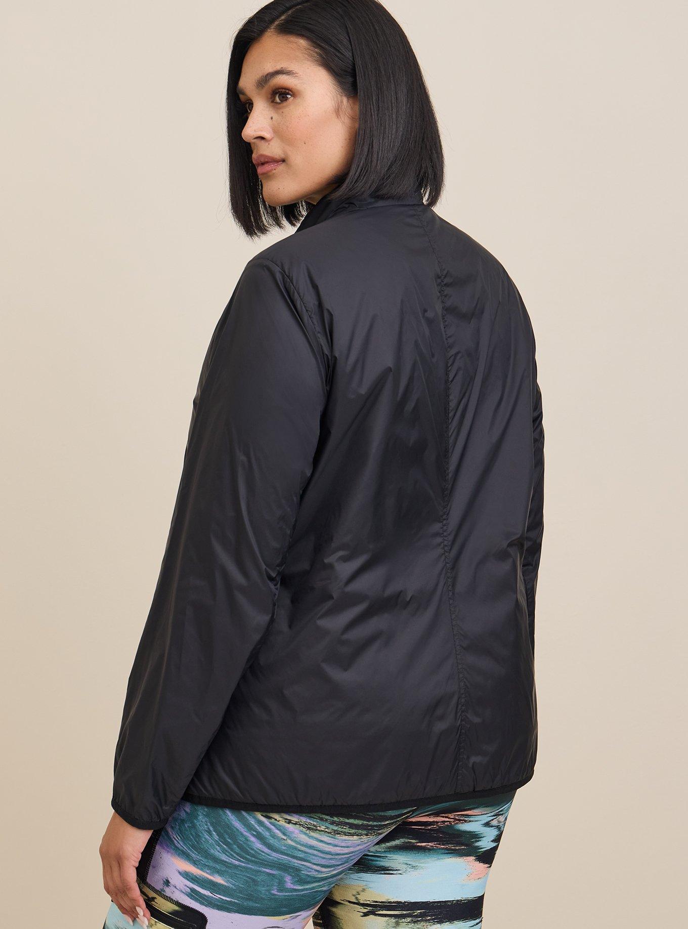 Plus Size - Happy Camper Nylon Woven Lightweight Active Jacket - Torrid