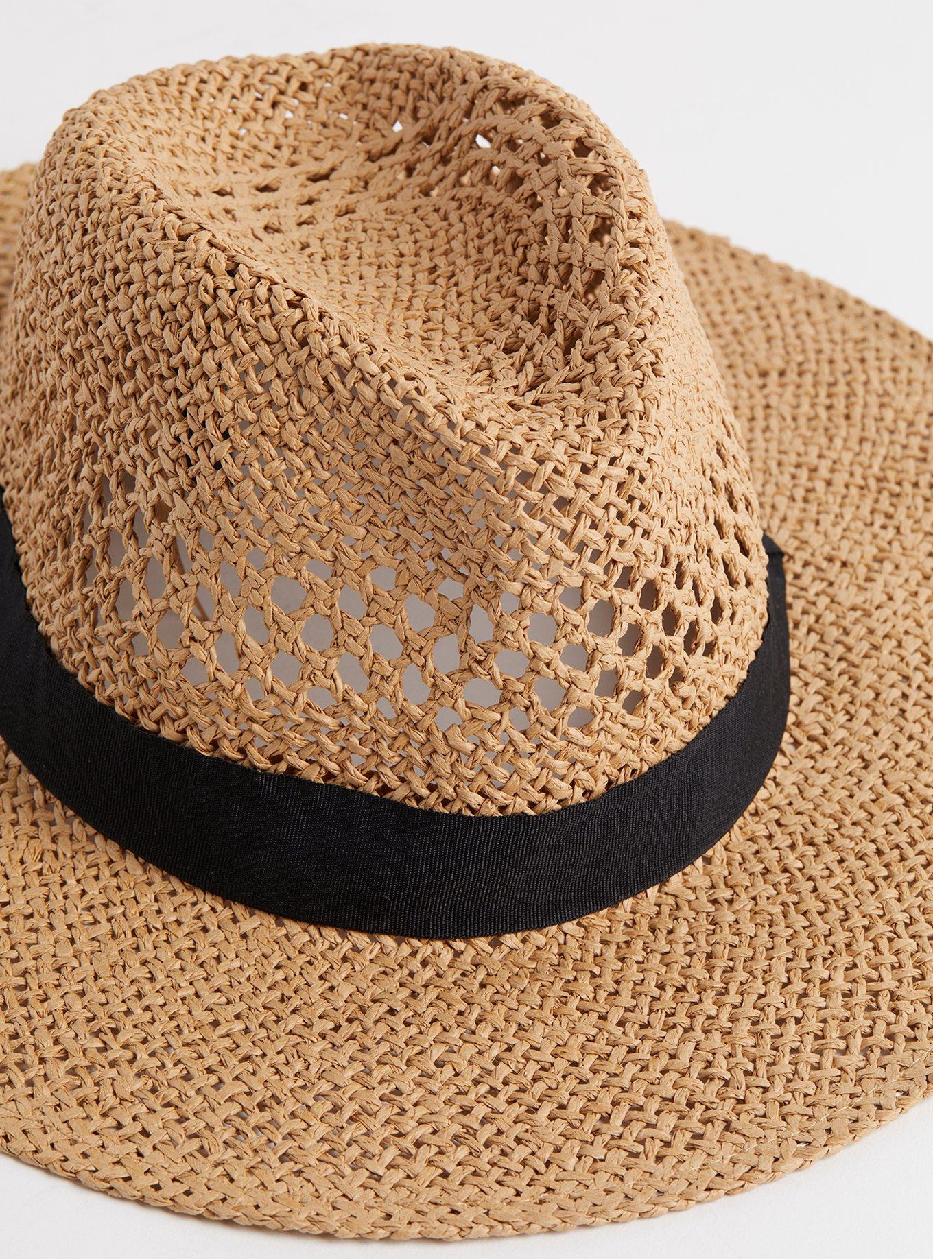 Plus Size - Open Crown Panama Hat - Torrid