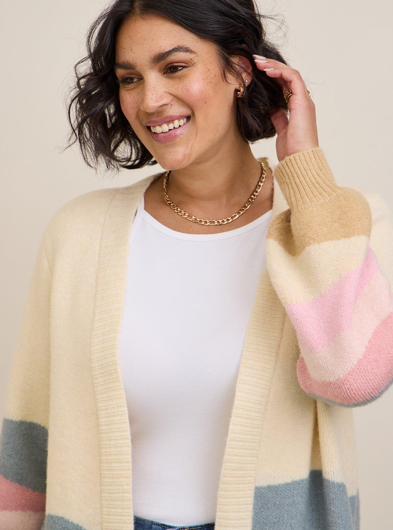 Plus Size - Chunky Cardigan Open Front Sweater - Torrid