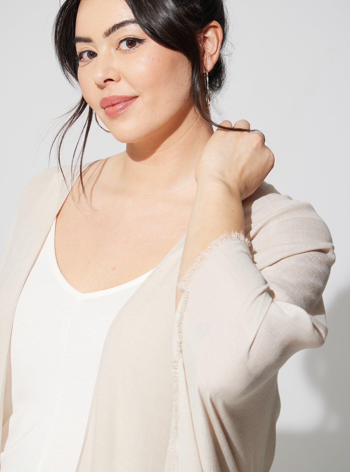 Plus Size - Lightweight Woven Ruana - Torrid