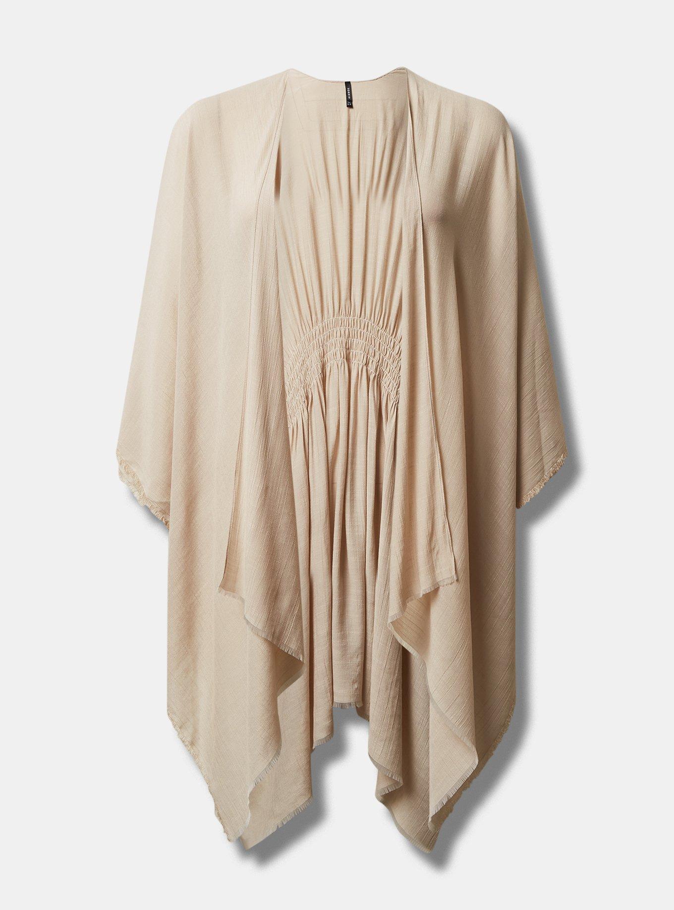 Plus Size - Lightweight Woven Ruana - Torrid