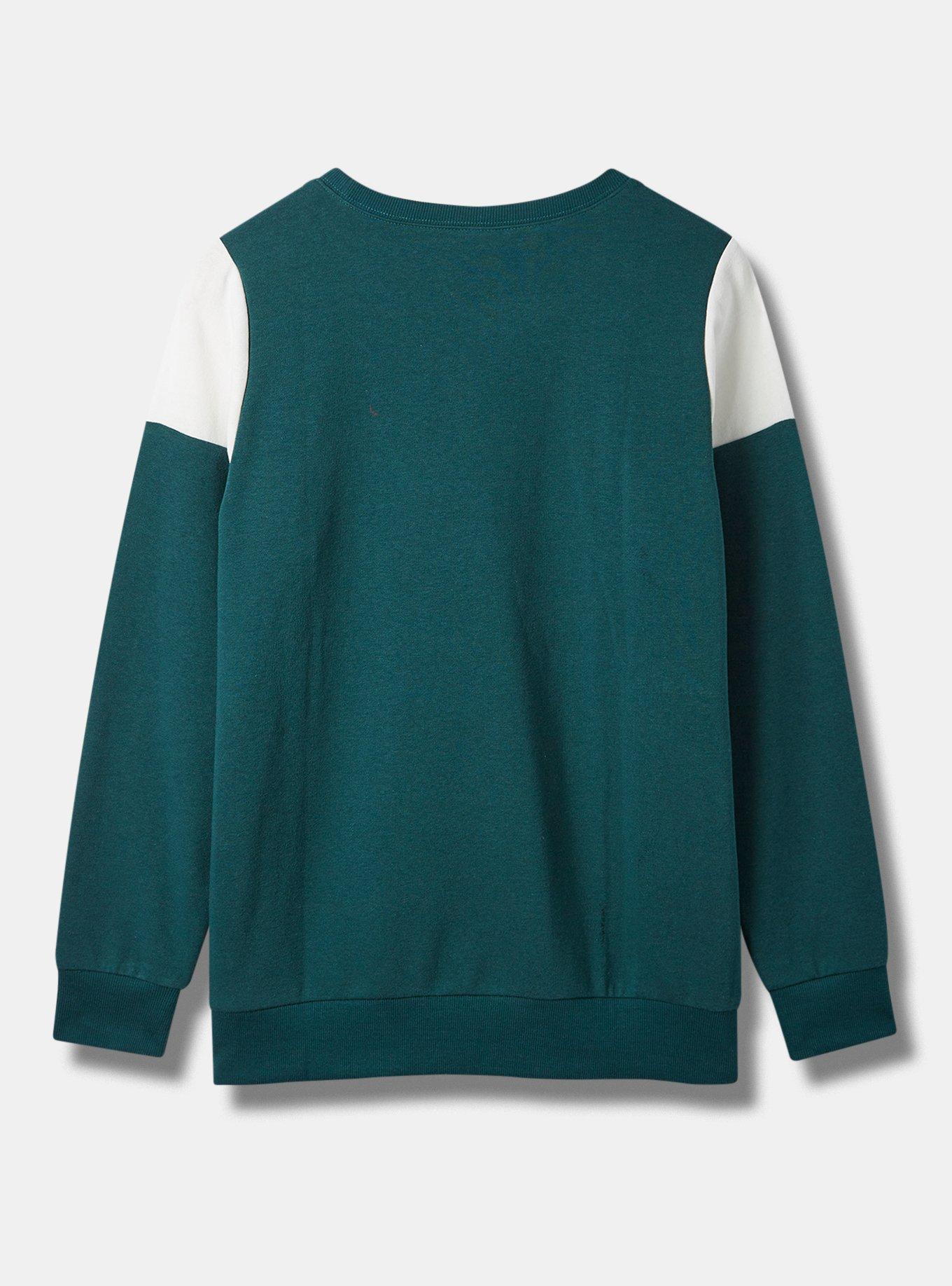 Plus Size - Pokemon Cozy Fleece Colorblock Sweatshirt - Torrid