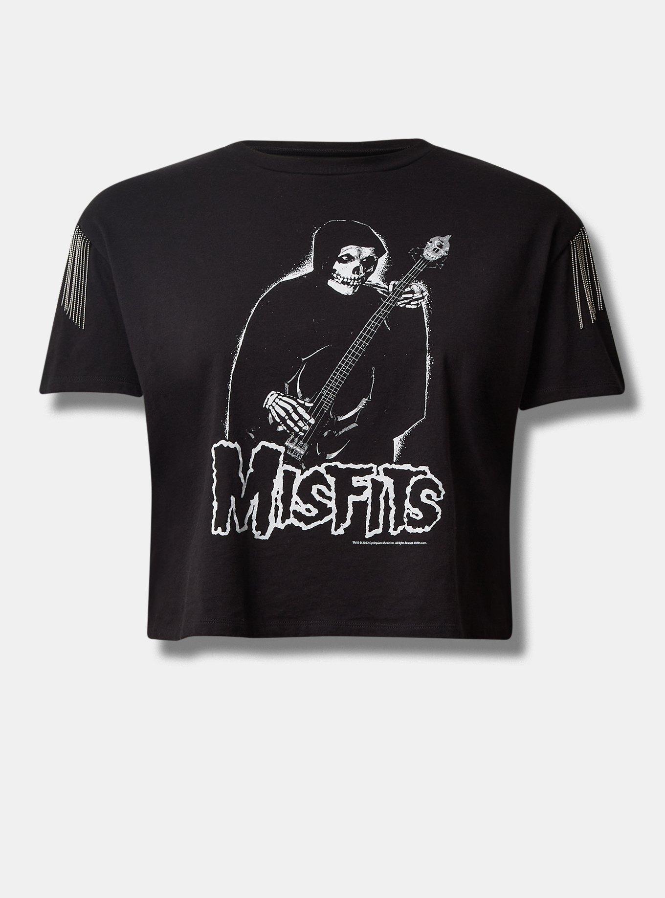 Plus Size - Misfits Relaxed Fit Cotton Crop Tassel Tee - Torrid