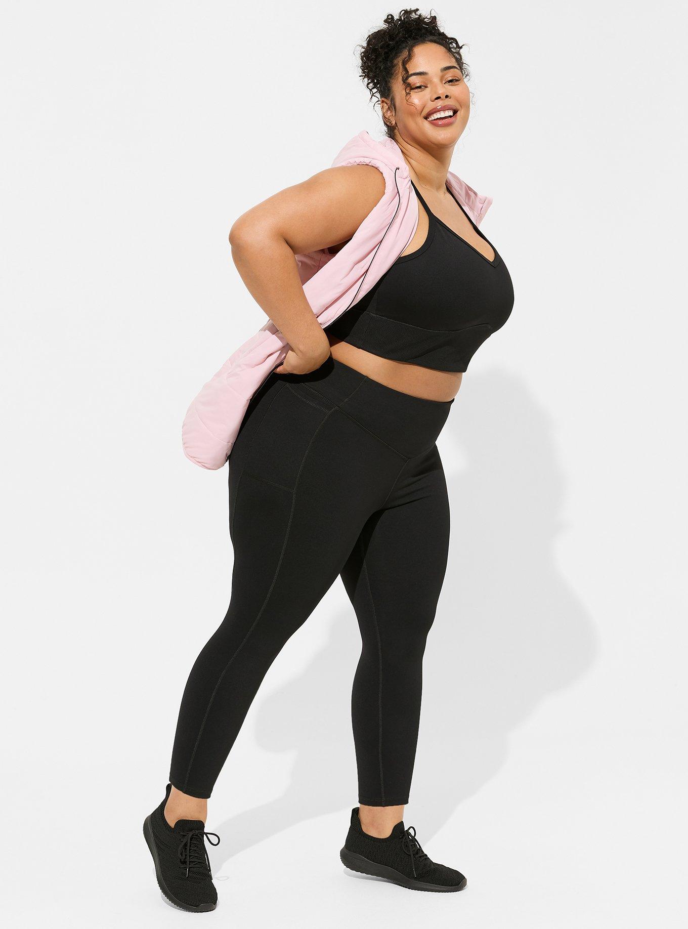 Plus Size - Performance Core Crop V Band Active Legging - Torrid