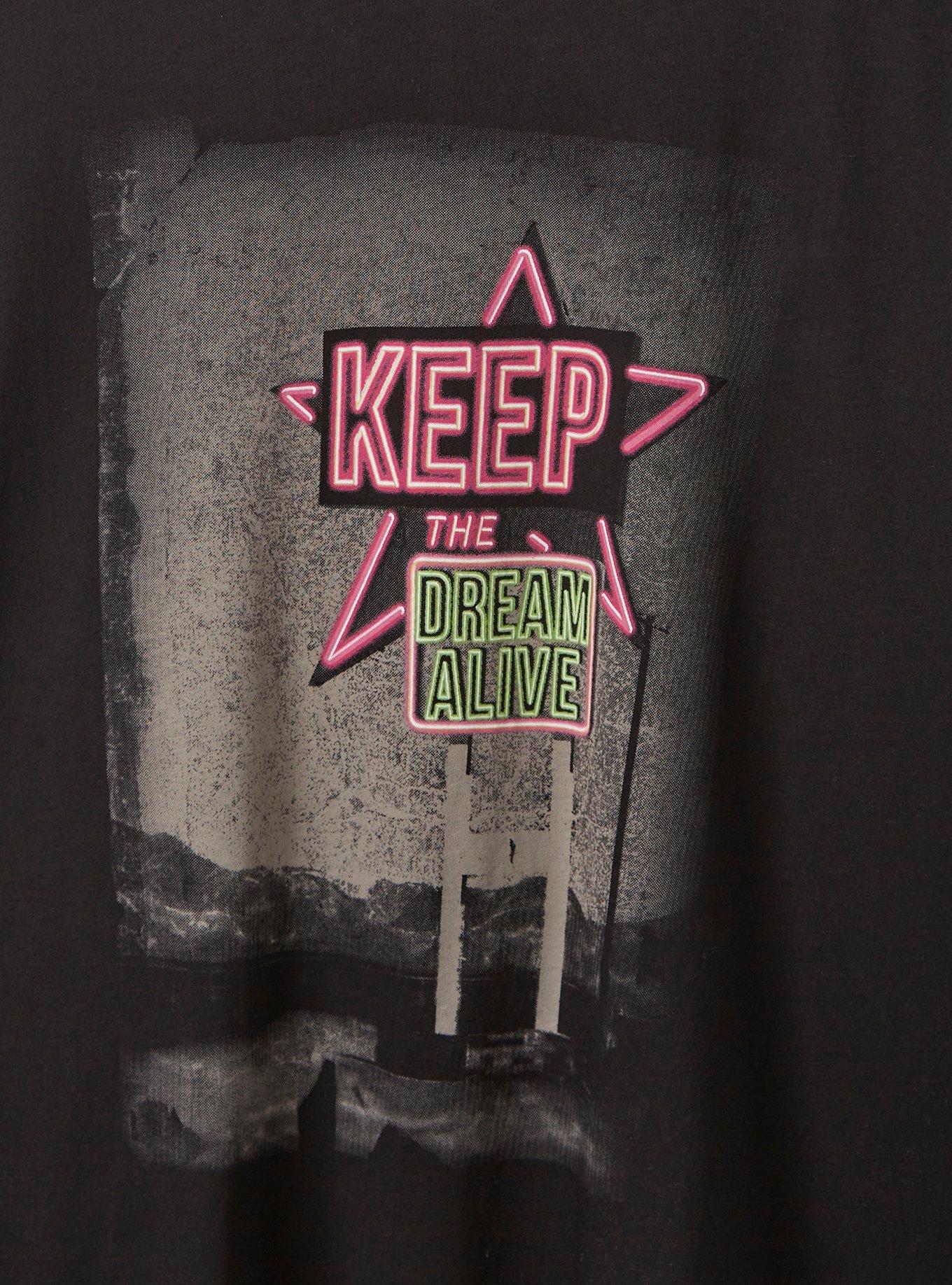 Plus Size - Keep The Dream Alive Vintage Cotton Crew Tee - Torrid