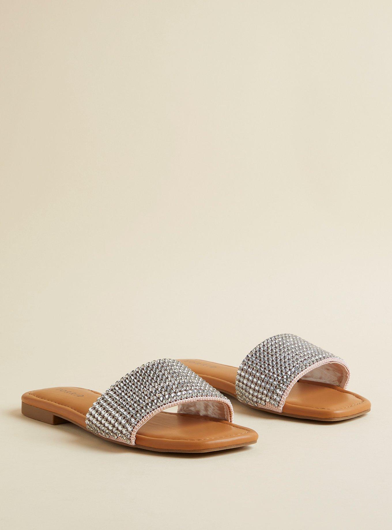 Plus Size - Rhinestone Slide (WW) - Torrid