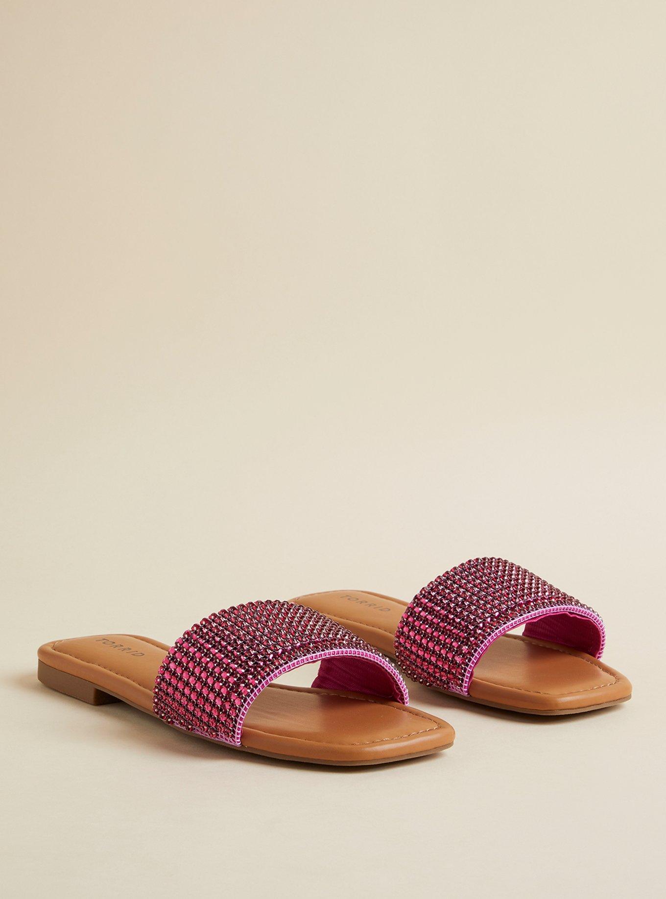 Plus Size - Rhinestone Slide (WW) - Torrid