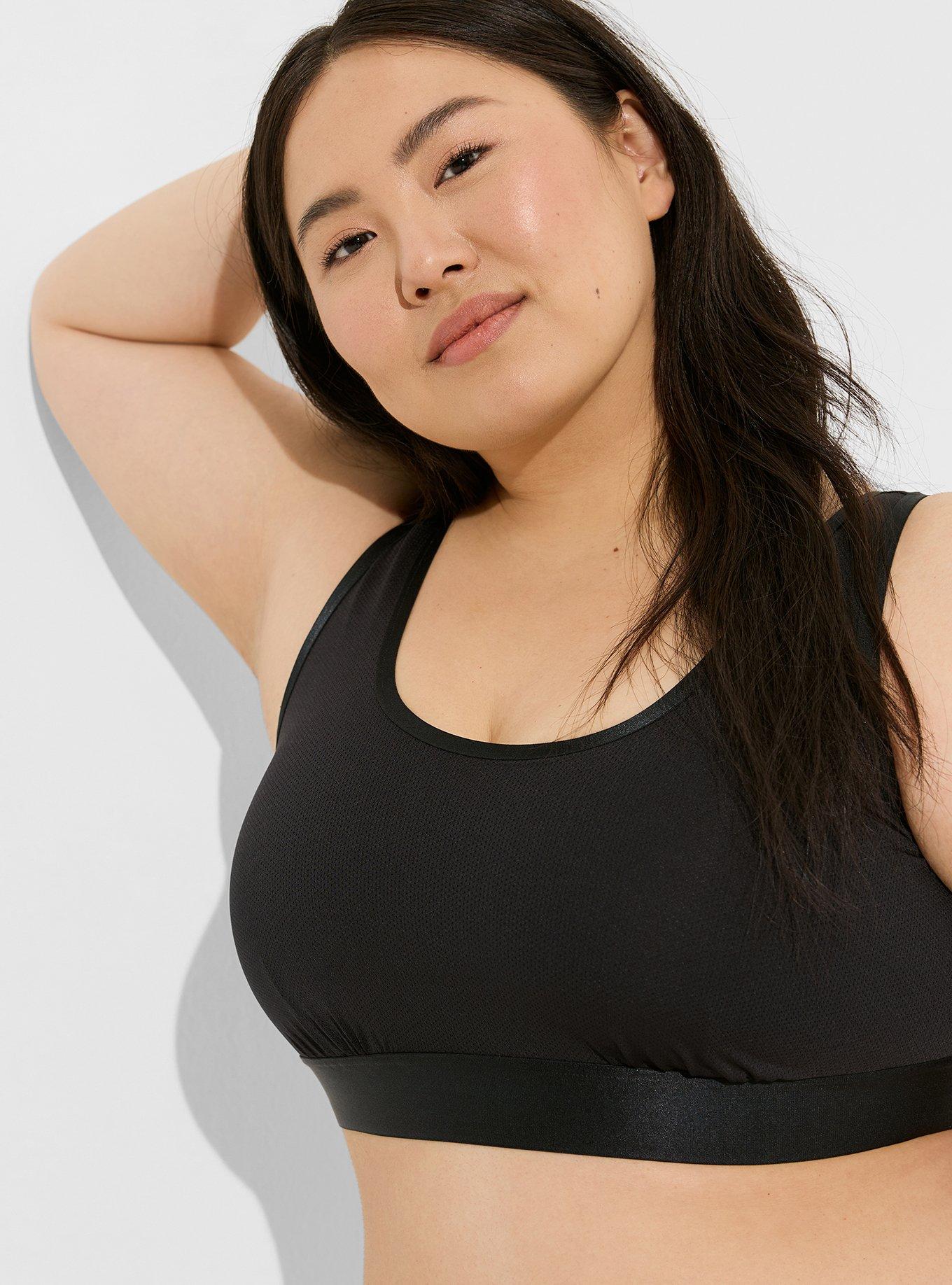 Plus Size - Unlined Breathe Scoop Bralette - Torrid