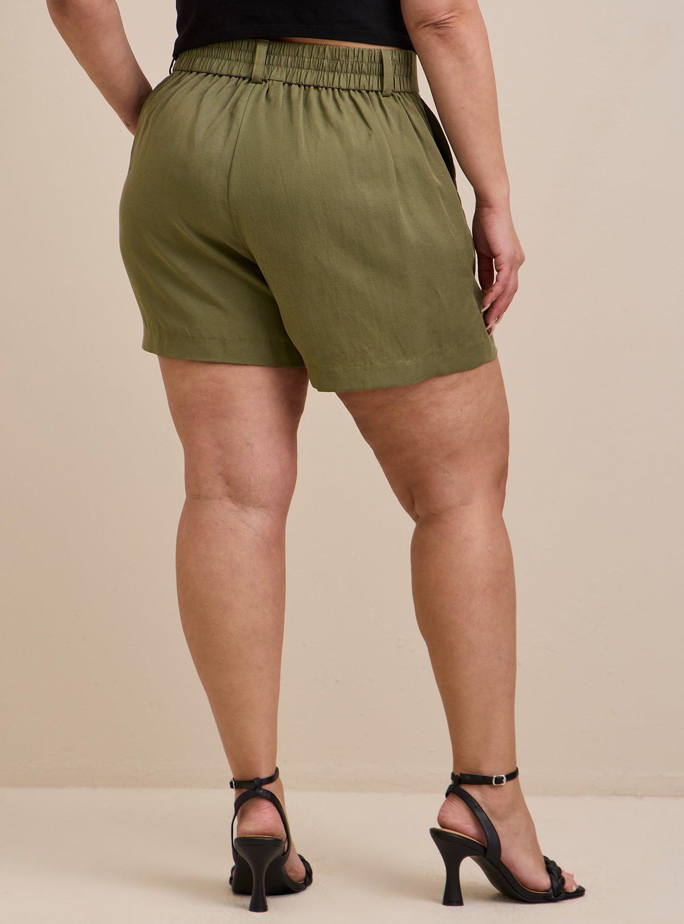 Plus Size - Studio Linen Short - Torrid